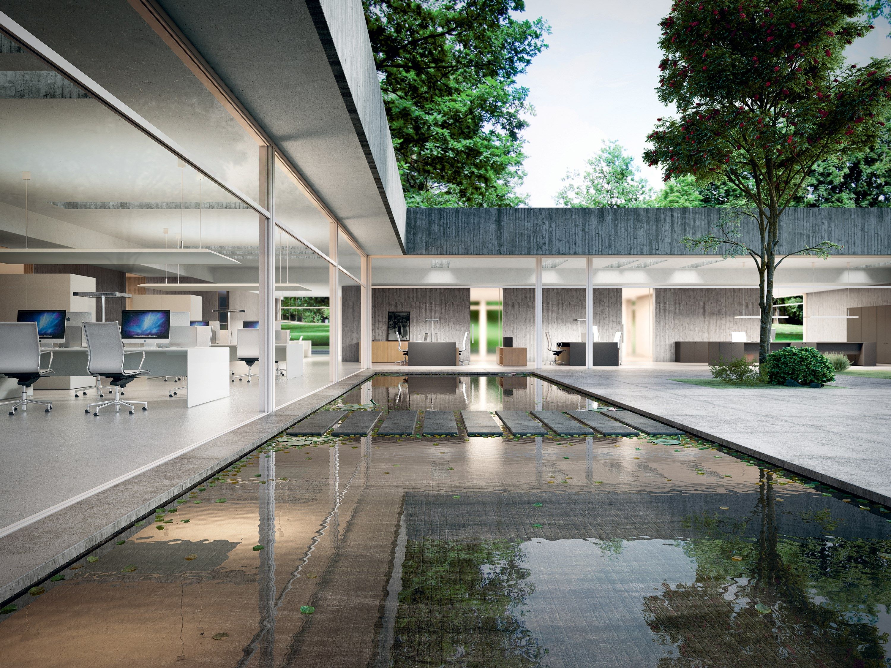 QUARANTA5 | Multiple office workstation By FANTONI