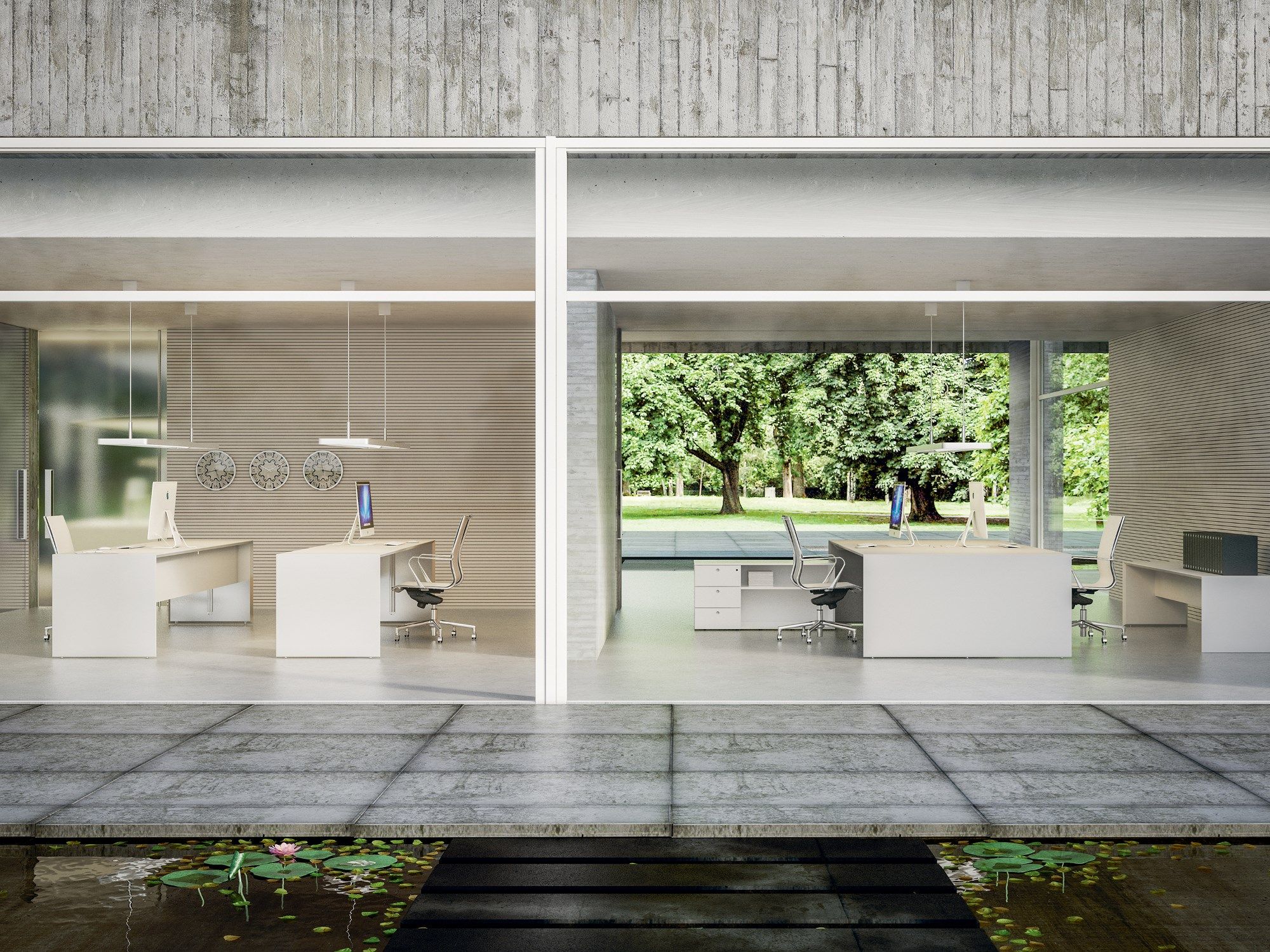 QUARANTA5 | Workstation desk By FANTONI