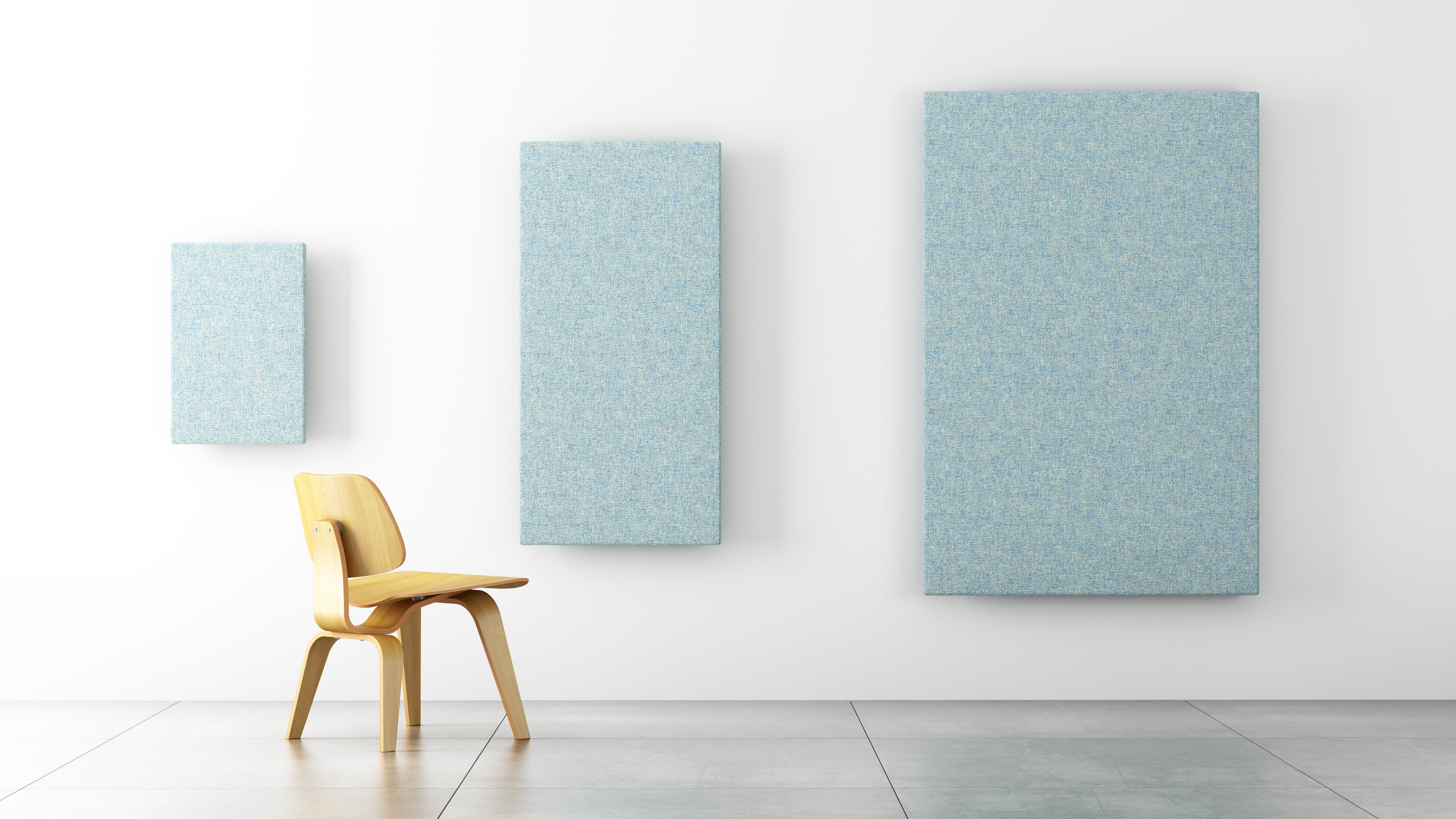 QUARTETTO Felt Acoustic wall panel By LvB Italia