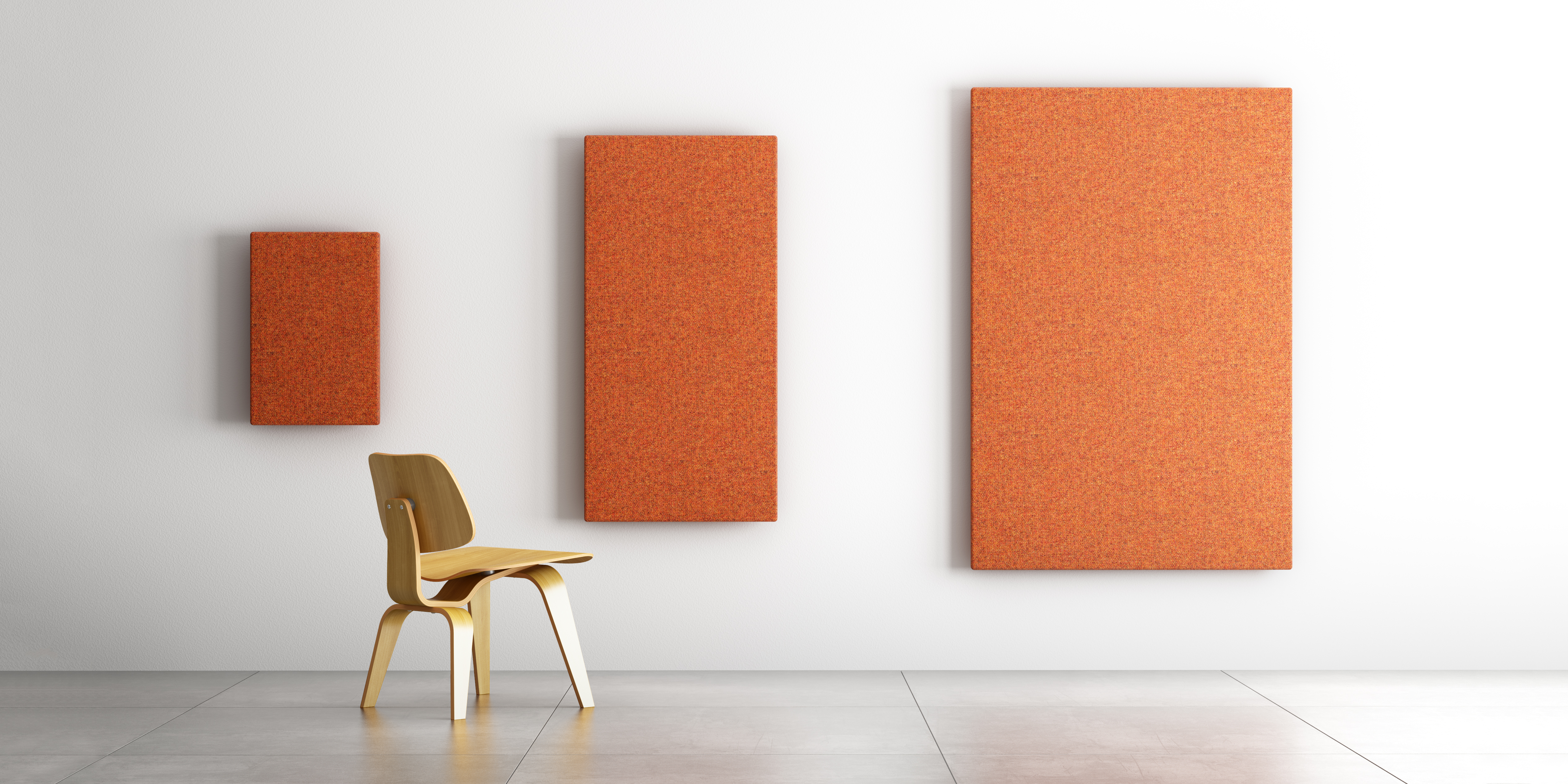 QUARTETTO Felt Acoustic wall panel By LvB Italia