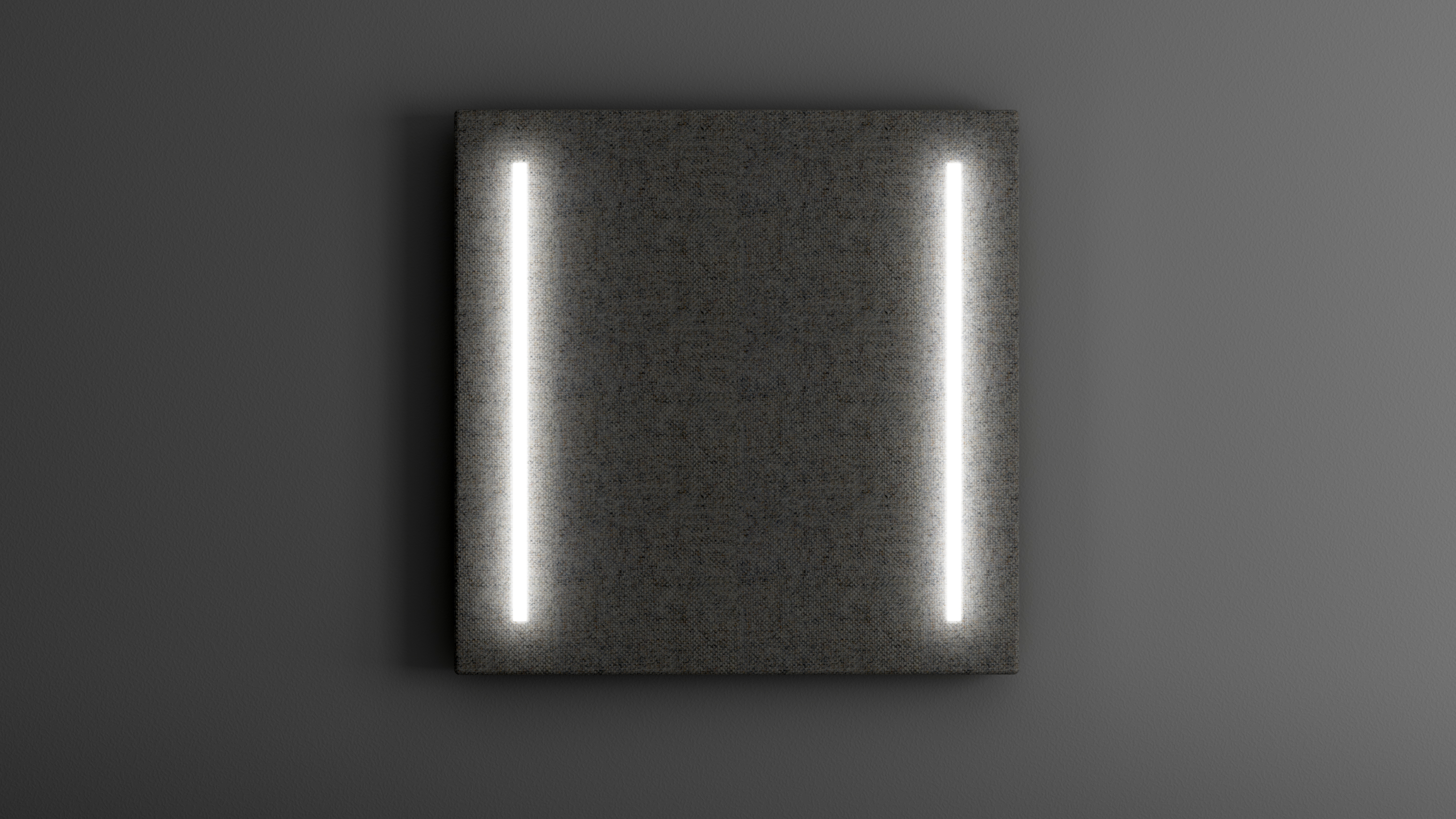QUARTETTO Felt Acoustic wall panel with Integrated Lighting By LvB Italia