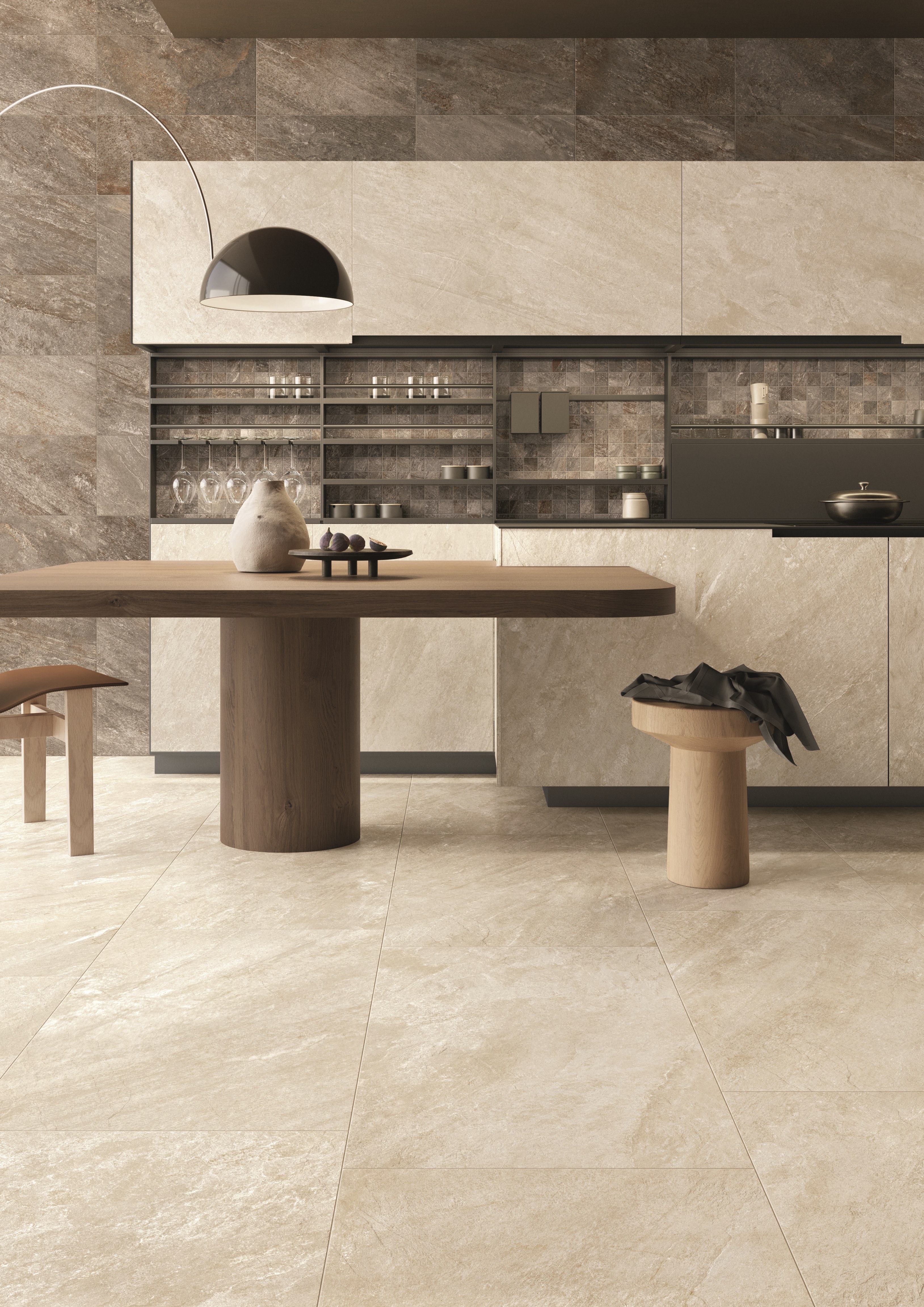 Porcelain stoneware wall/floor tiles with stone effect QUARTZ ESSENCE ...