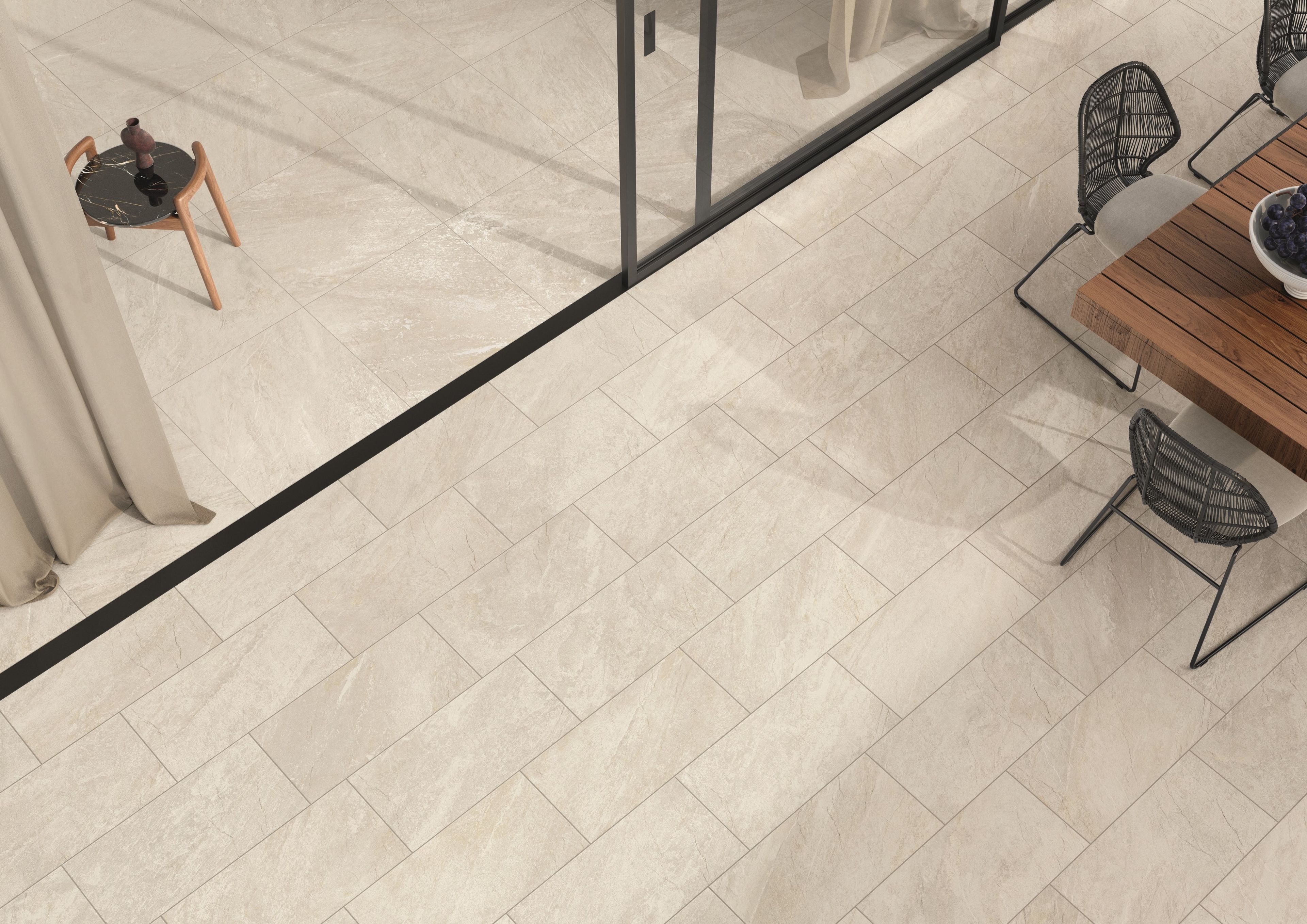 Porcelain stoneware wall/floor tiles with stone effect QUARTZ ESSENCE ...