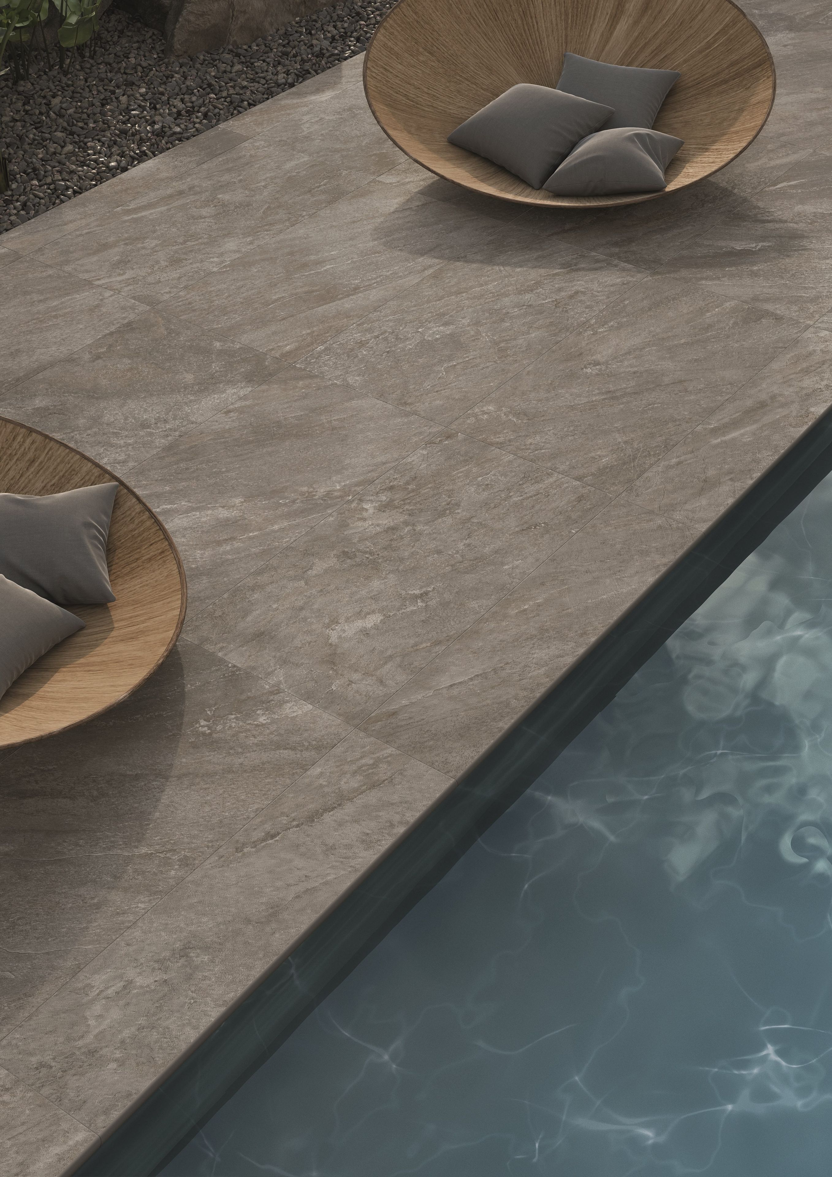 Porcelain stoneware wall/floor tiles with stone effect QUARTZ ESSENCE ...