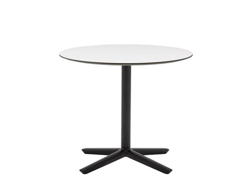 QUATTRO OCCASIONAL HPL ROUND Coffee table By Andreu World | design ...