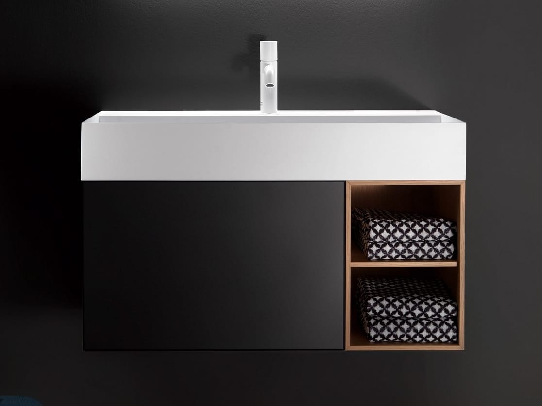 QUATTRO.ZERO | Vanity unit Quattro.Zero Collection By FALPER design Metrica