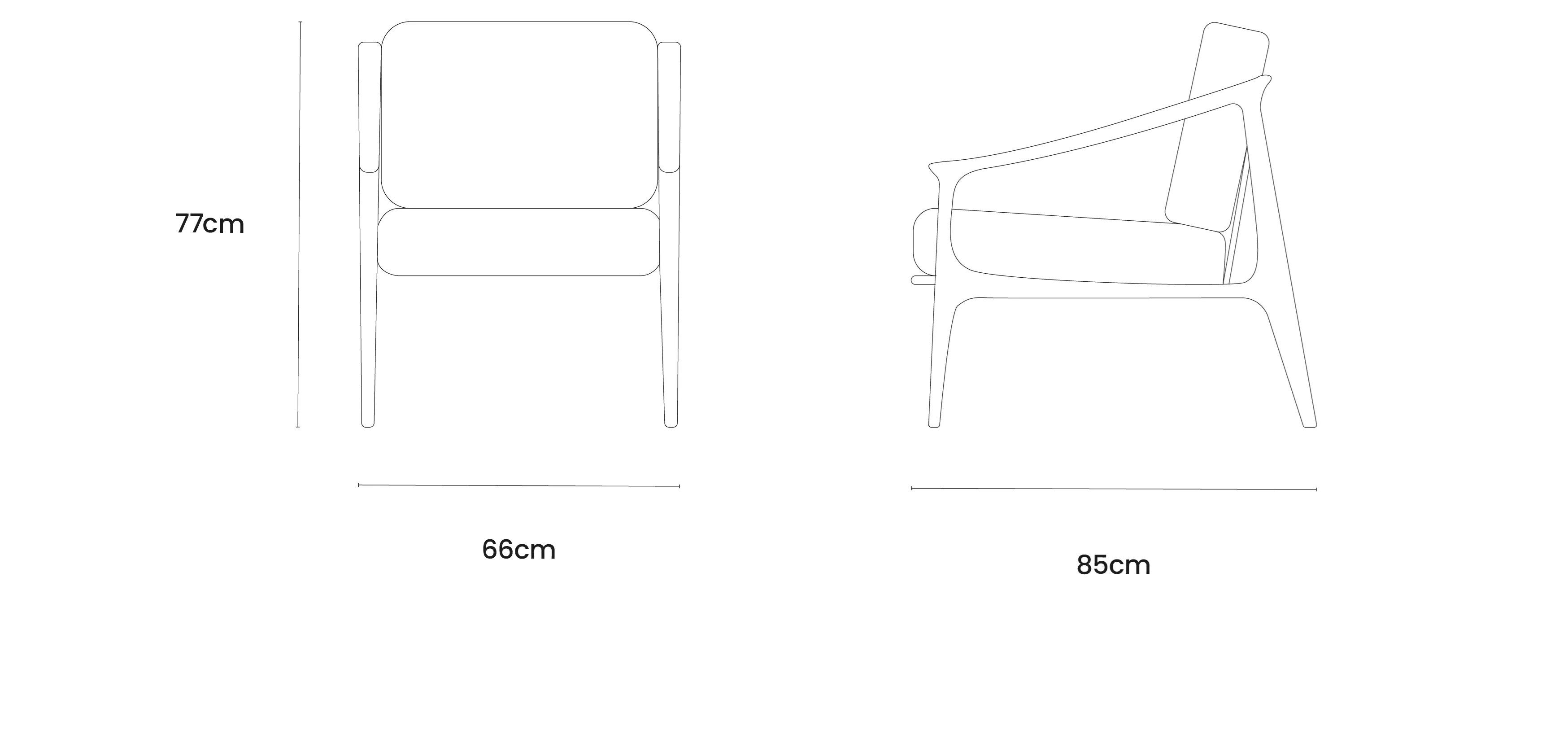 QUIETE T-601 easy chair By Dale Italia