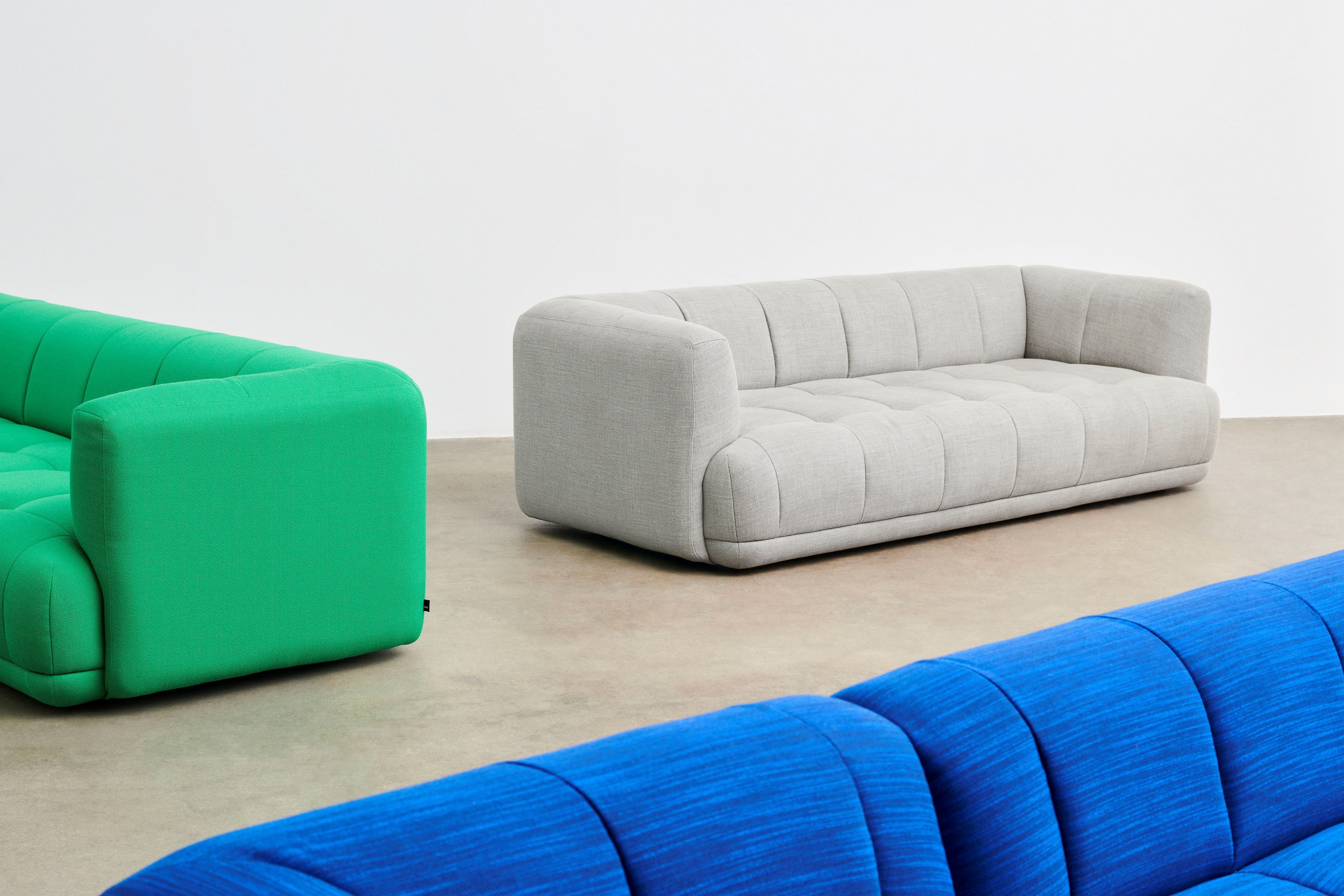 QUILTON | 3 seater sofa By Hay design Doshi Levien