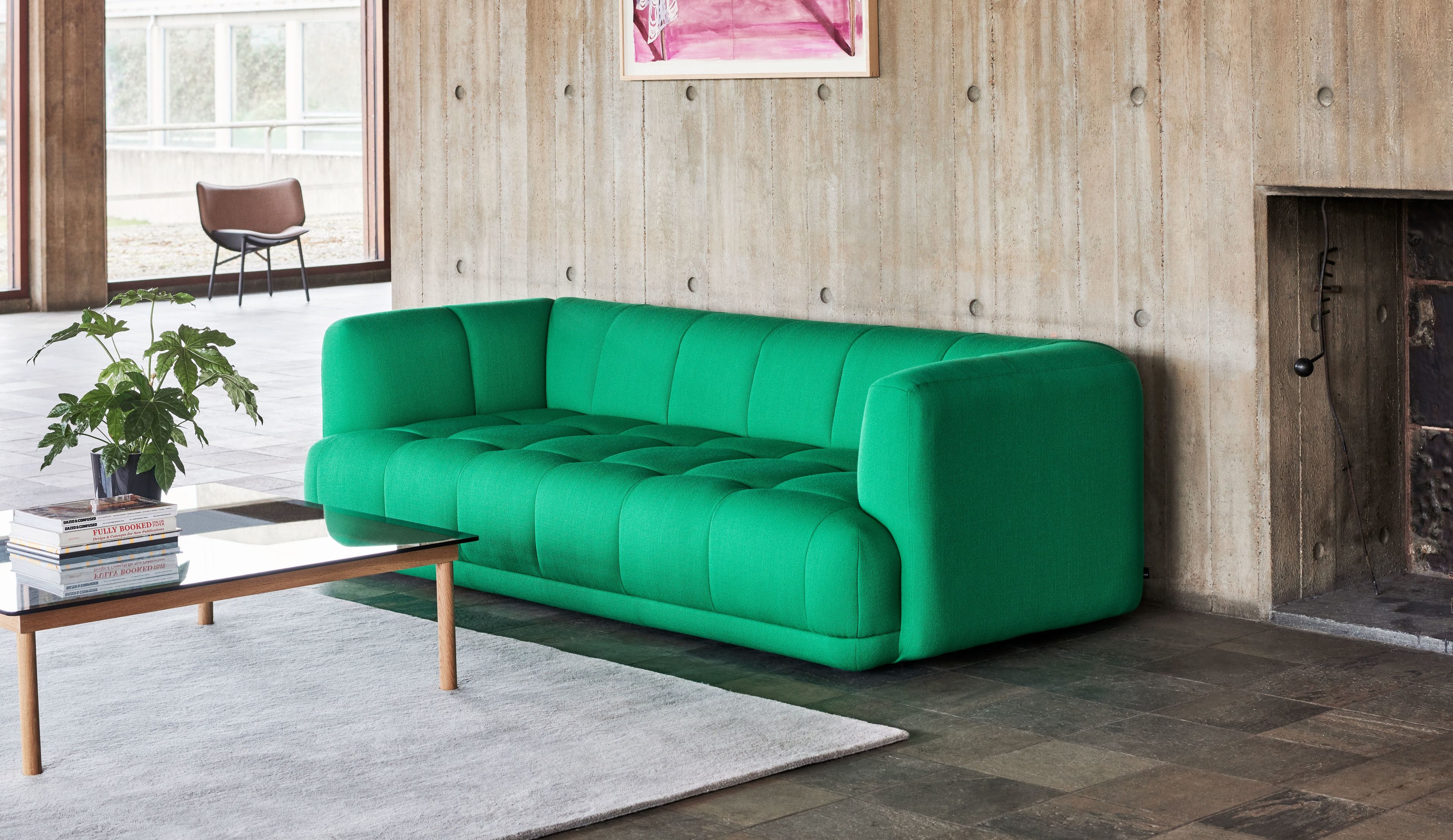 QUILTON | 3 seater sofa By Hay design Doshi Levien