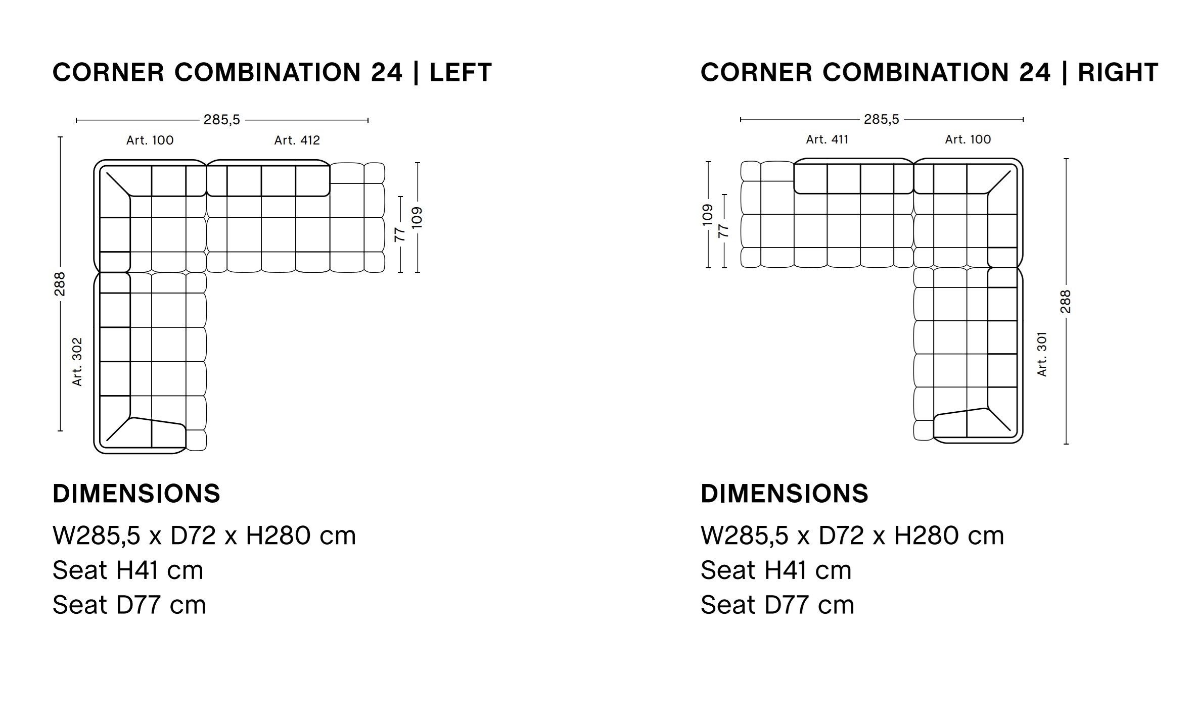 QUILTON CORNER COMBINATION 24 Sofa By Hay | design Doshi Levien