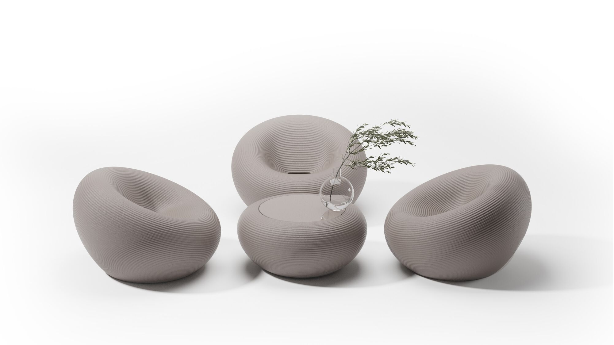 NAMI ARMCHAIR MIX Garden armchair By Qeeboo