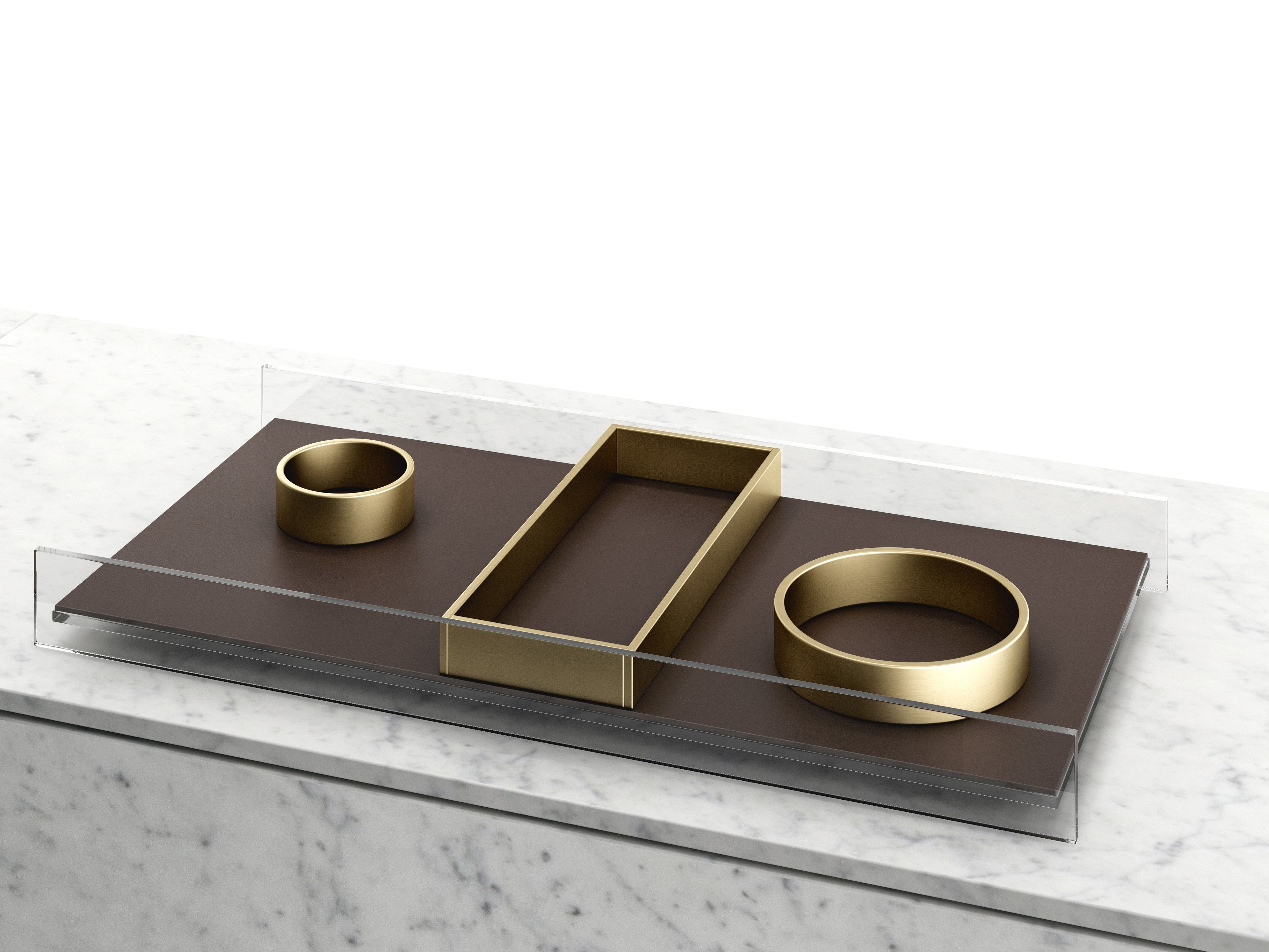 R.I.G. MODULES Aluminium pin tray By DE PADOVA | design Mikal Harrsen