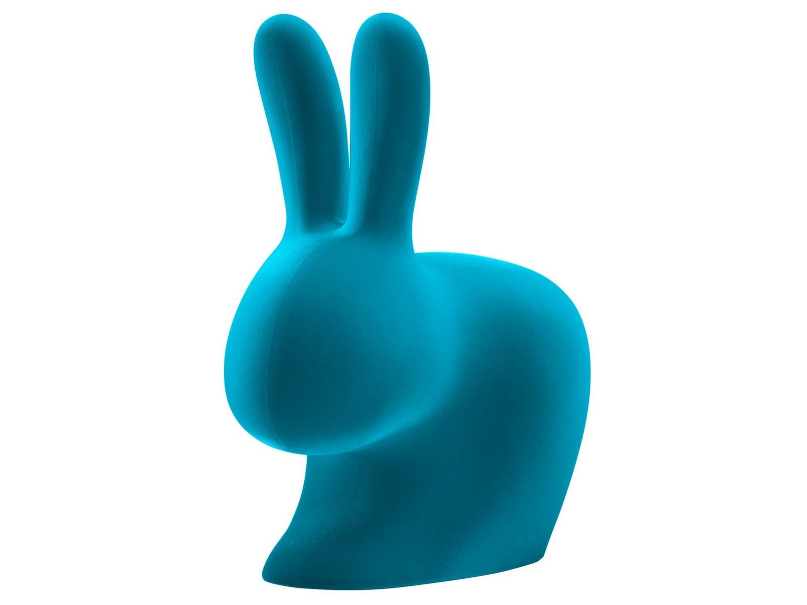 RABBIT CHAIR VELVET Chair By Qeeboo | design Stefano Giovannoni