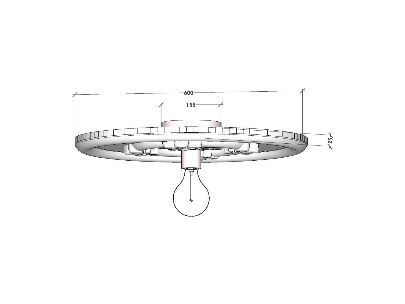 RIVOLI Handmade plaster ceiling light By RADAR INTERIOR | design ...