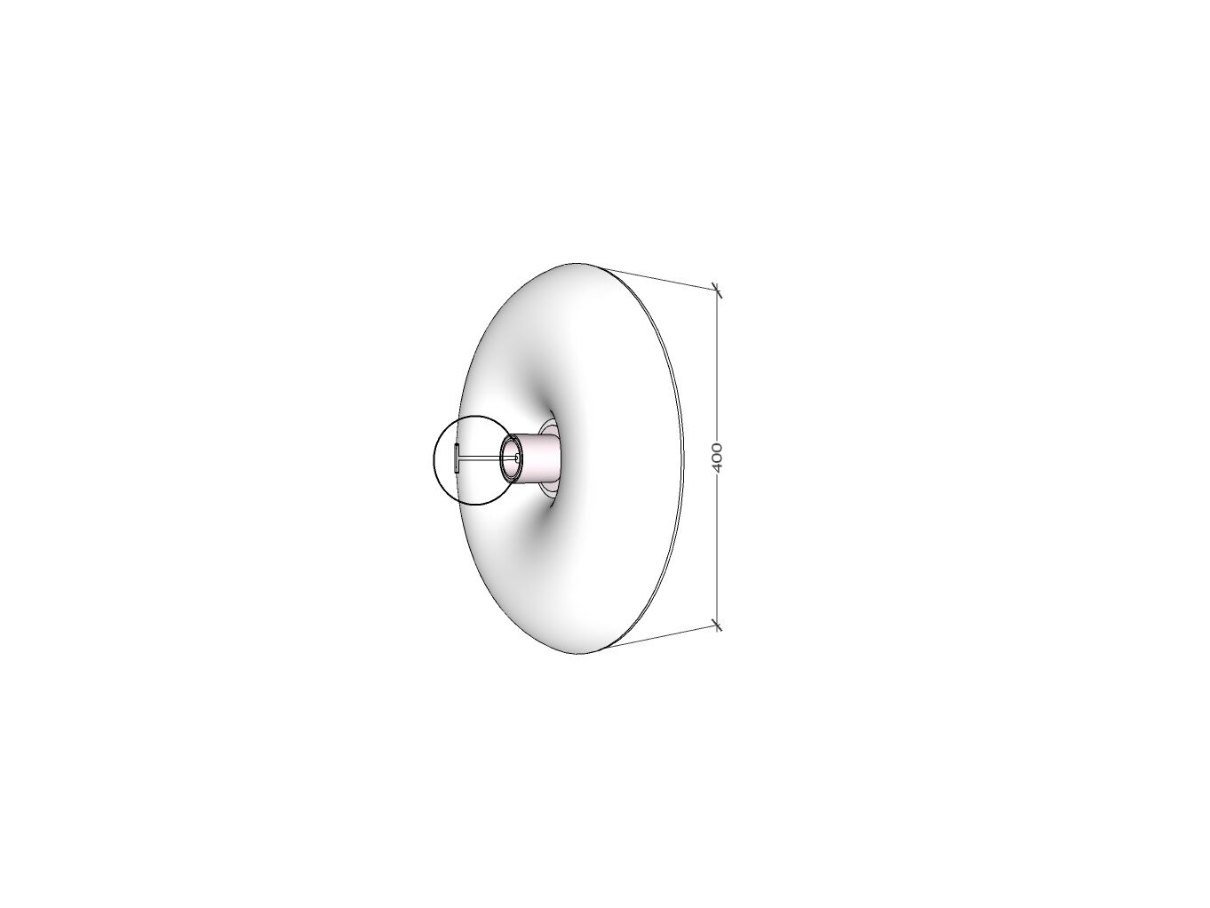 ZENITH / BOMBATO Handmade Thermoformed glass wall light By RADAR ...
