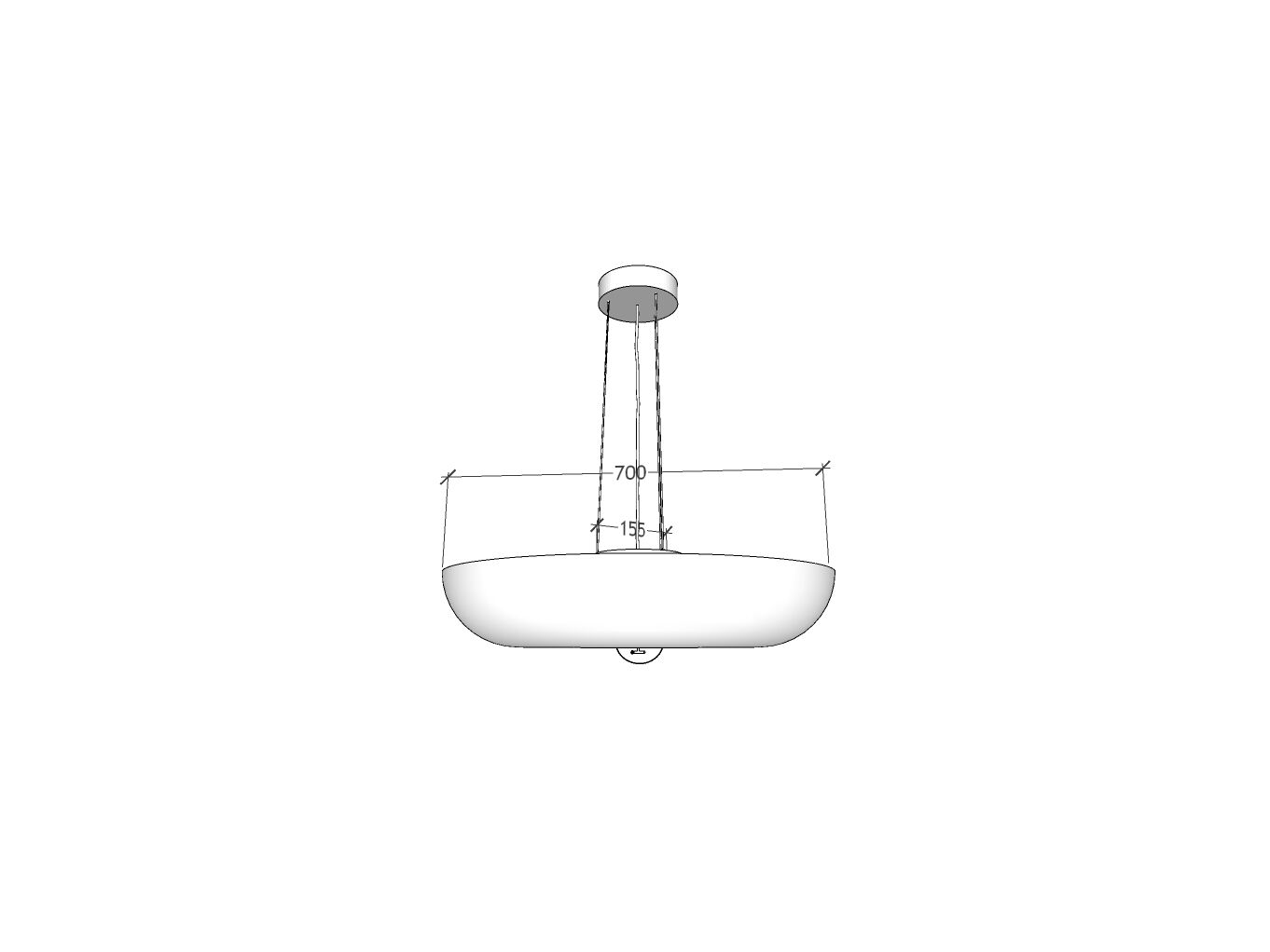 ZENITH / BOMBATO Lampada da soffitto By RADAR INTERIOR