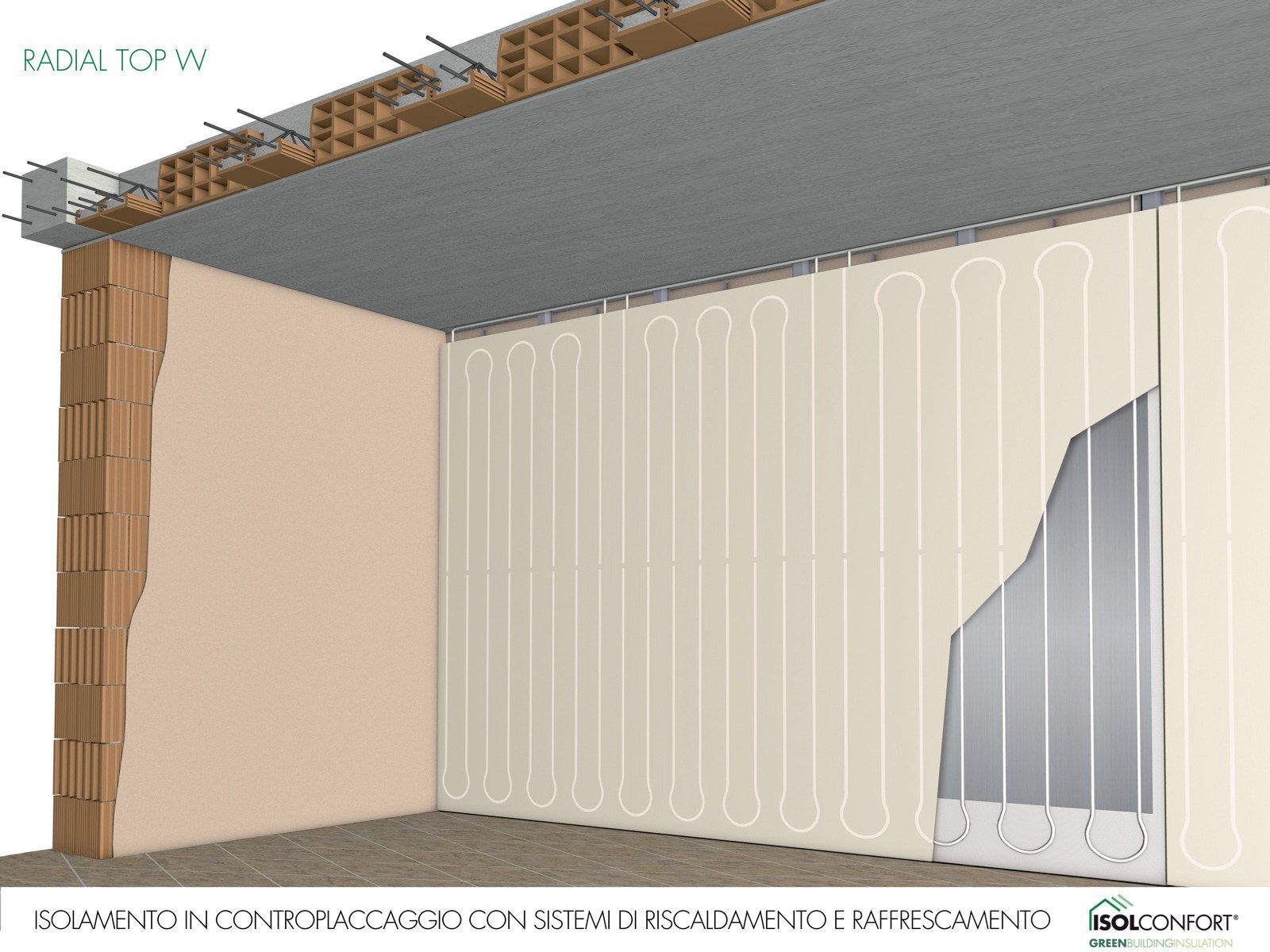 RADIAL TOP W Plate Radiant wall panel / Radiant ceiling panel By ...