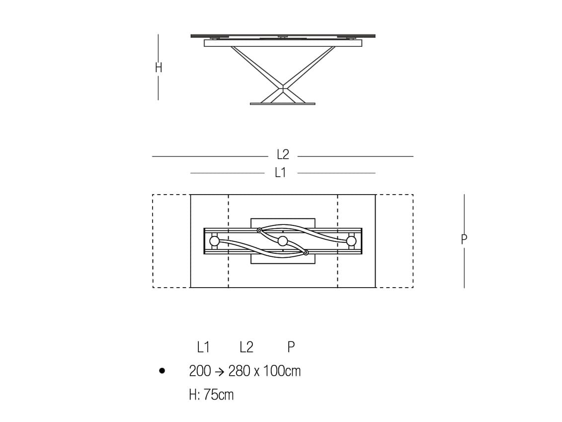 RADIANT | Table extensible By NAOS design Studio D'Urbino Lomazzi