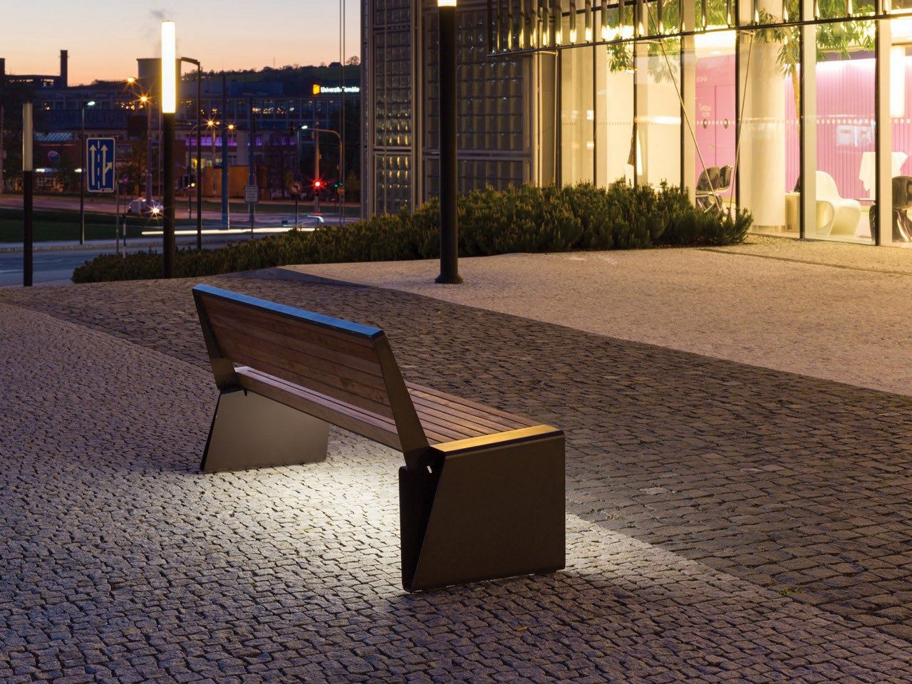 RADIUM | Steel and wood Bench Radium Collection By mmcité1 design David ...