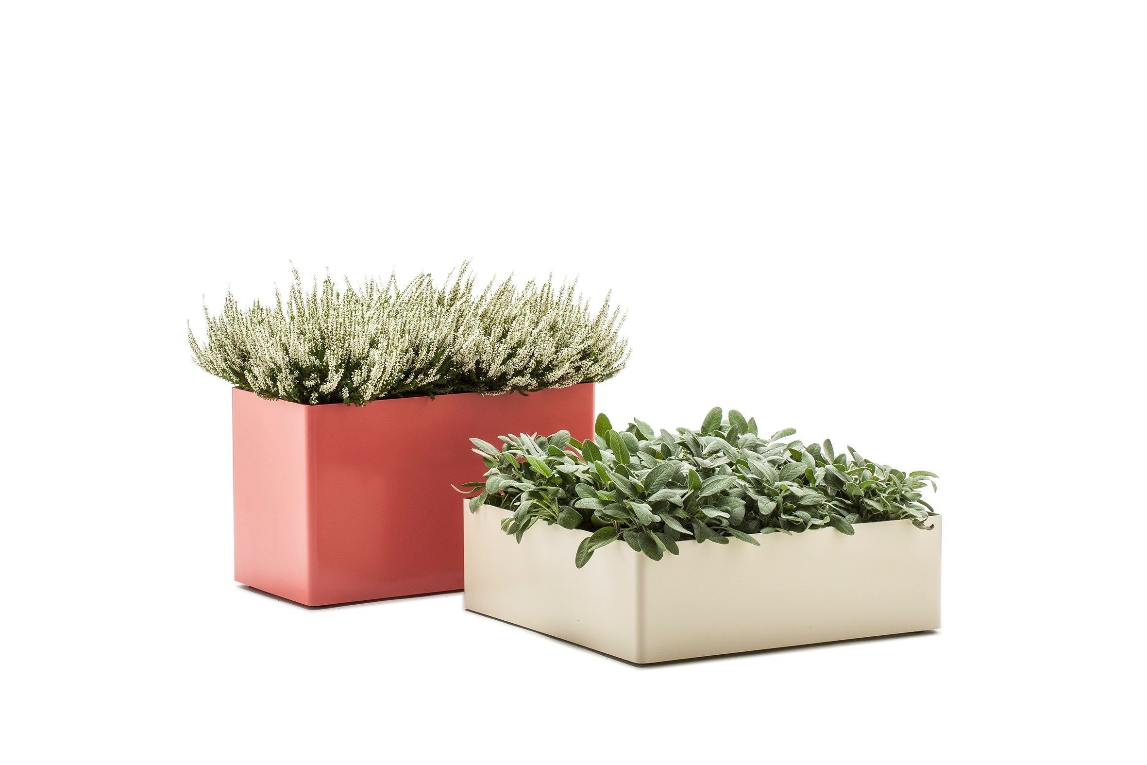 Stainless steel planter RADIUS By BLOSS