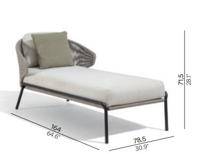 RADIUS | Garden daybed By MANUTTI design Stephane De Winter