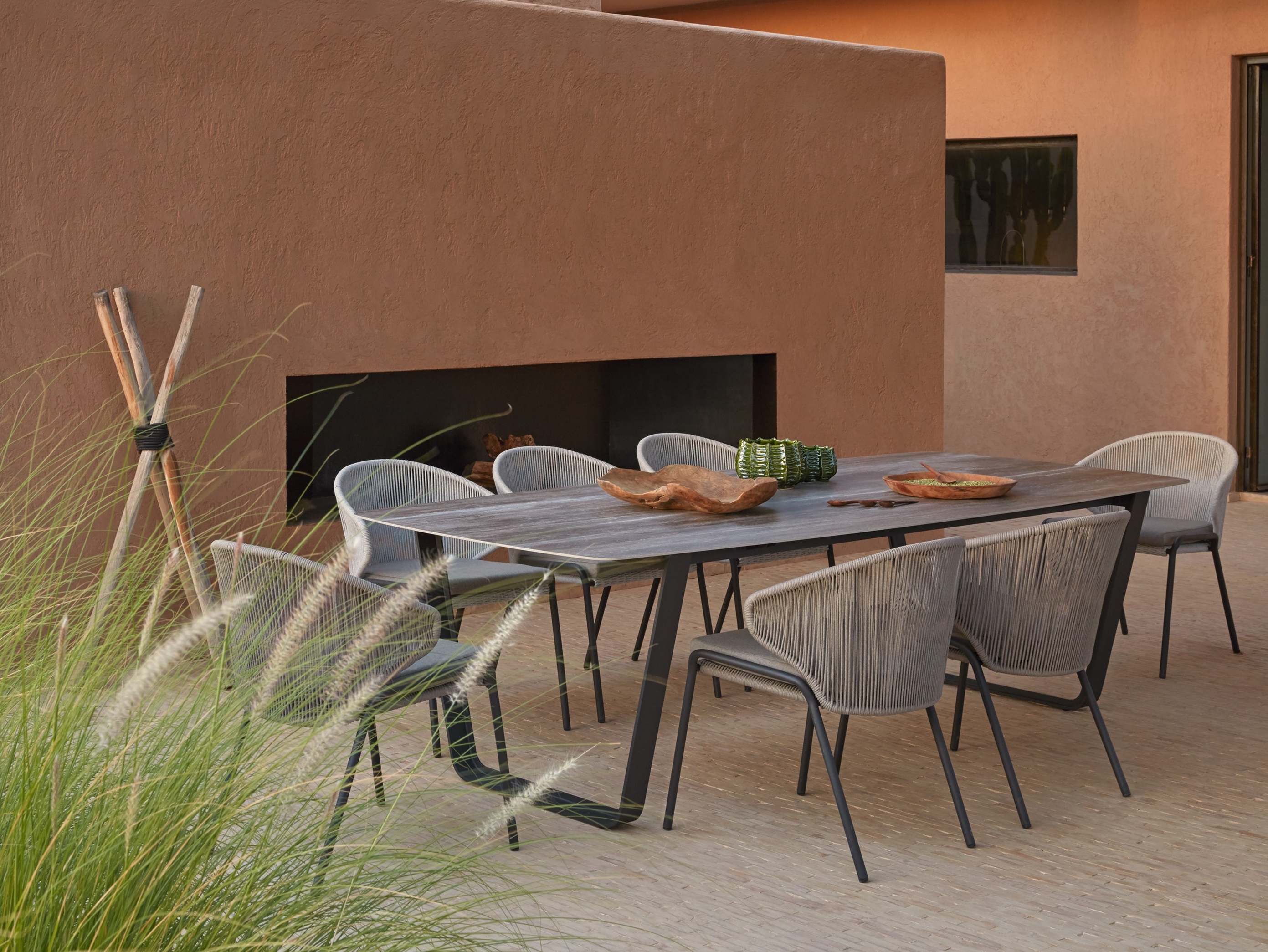 RADOC Rope garden chair By MANUTTI | design Stephane De Winter