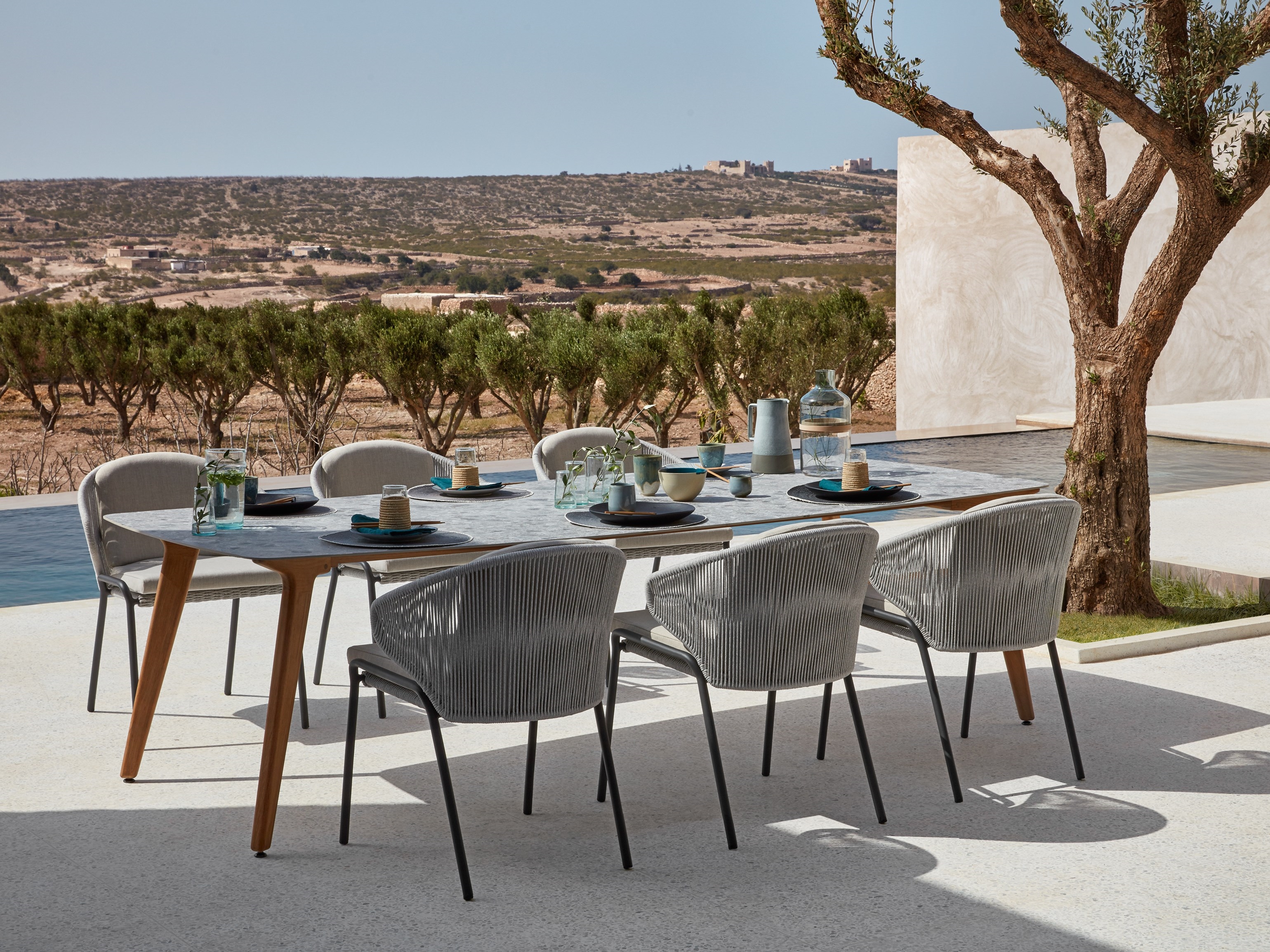 RADOC Rope garden chair By MANUTTI | design Stephane De Winter
