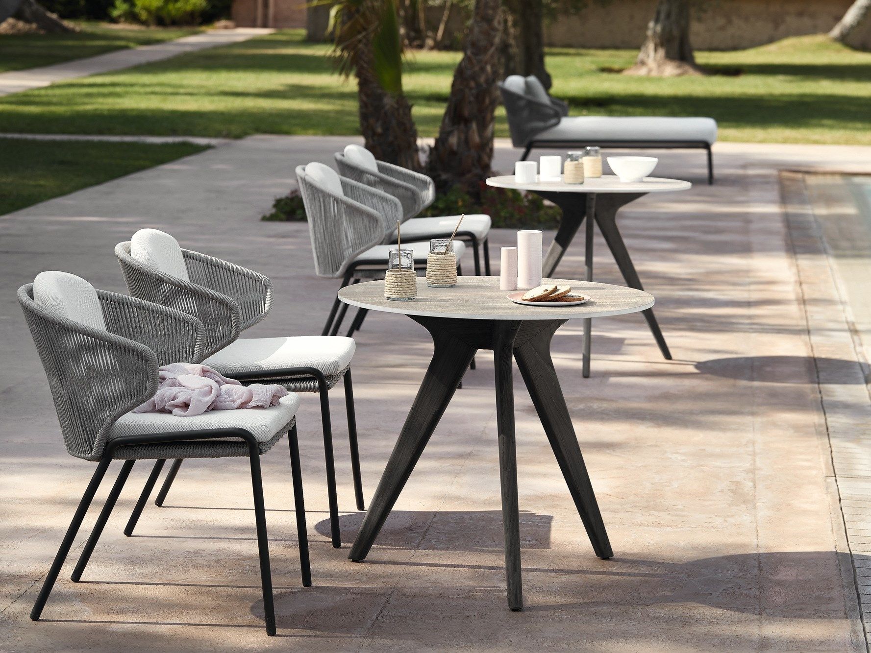 RADOC Rope garden chair By MANUTTI | design Stephane De Winter