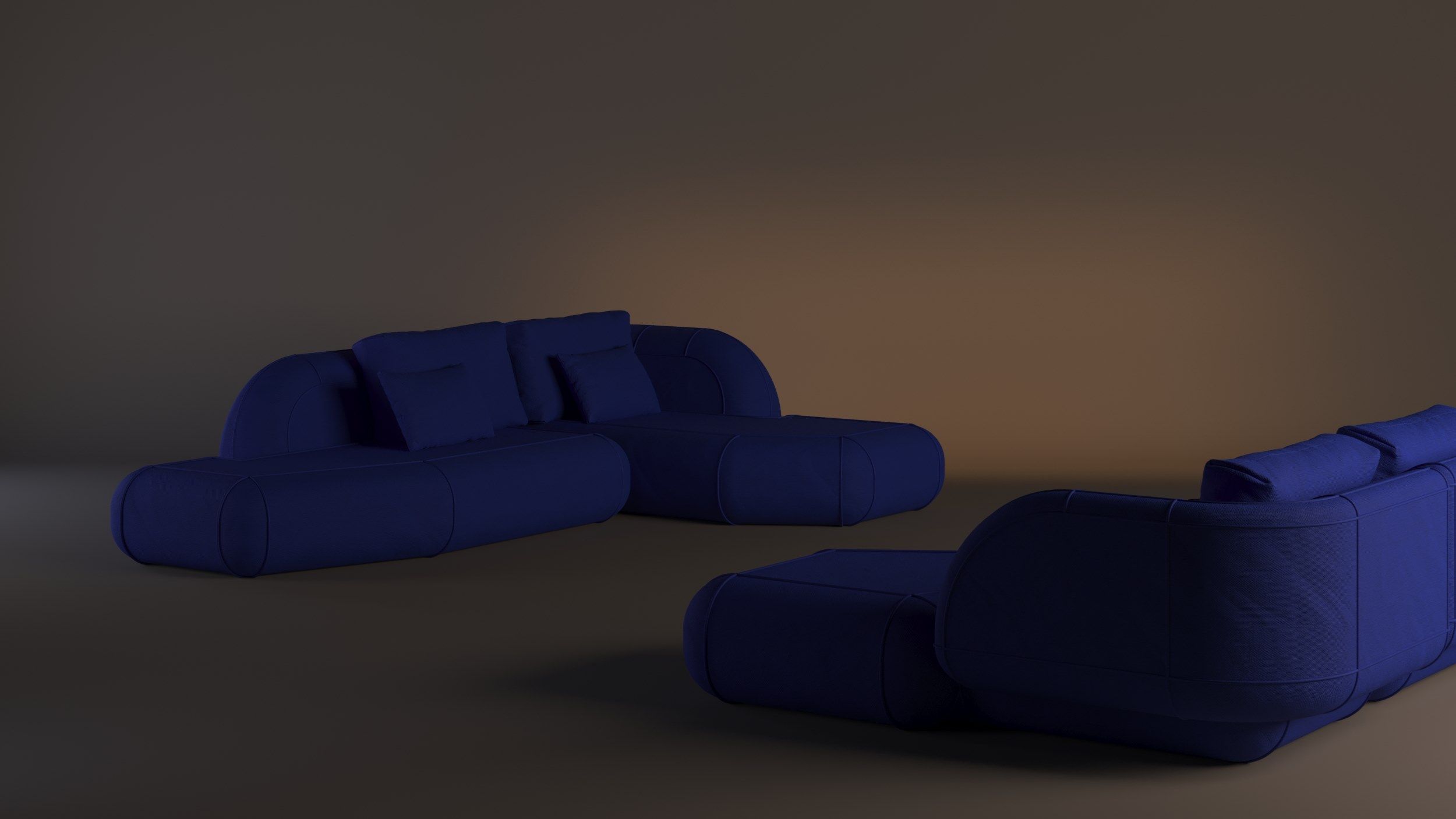 RAFT divano By DONNA Furniture design Denis Sokolov