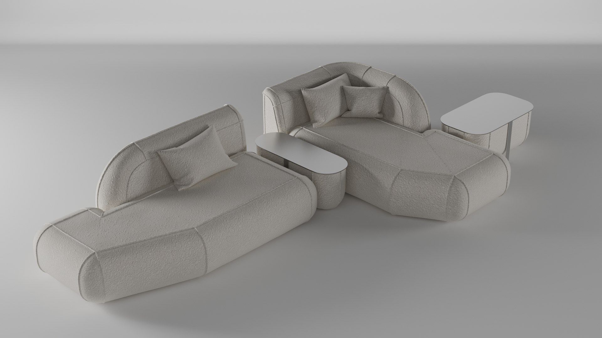 RAFT divano By DONNA Furniture design Denis Sokolov