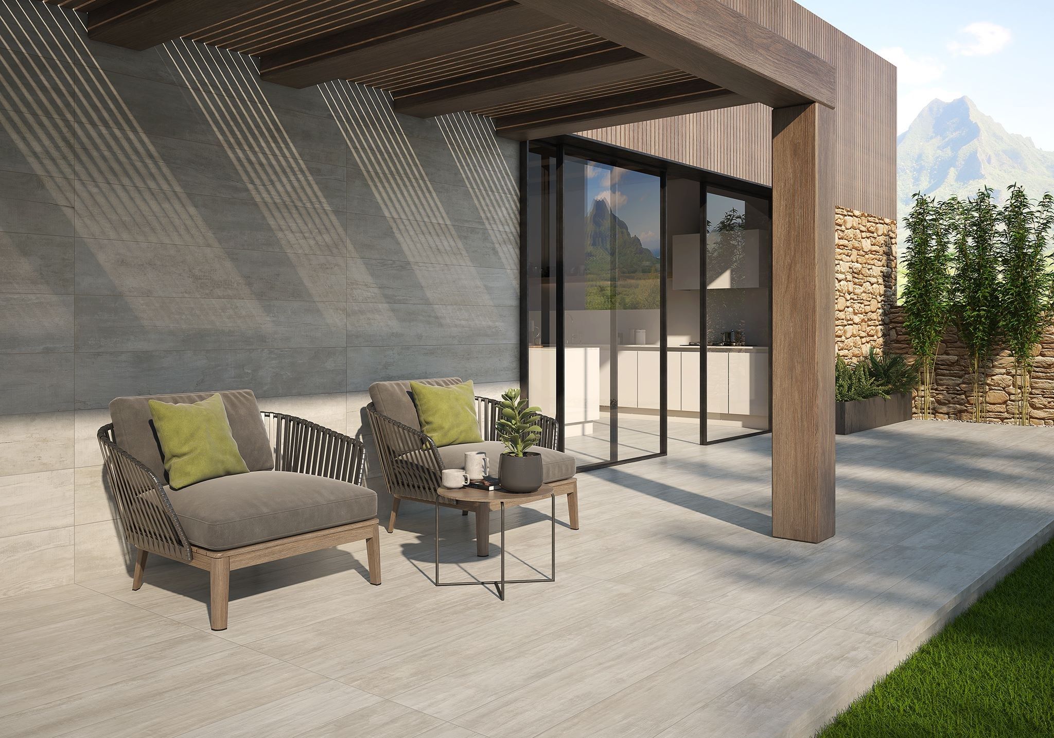 RAFTER | Wall/floor tiles with wood effect Rafter Collection By Saloni