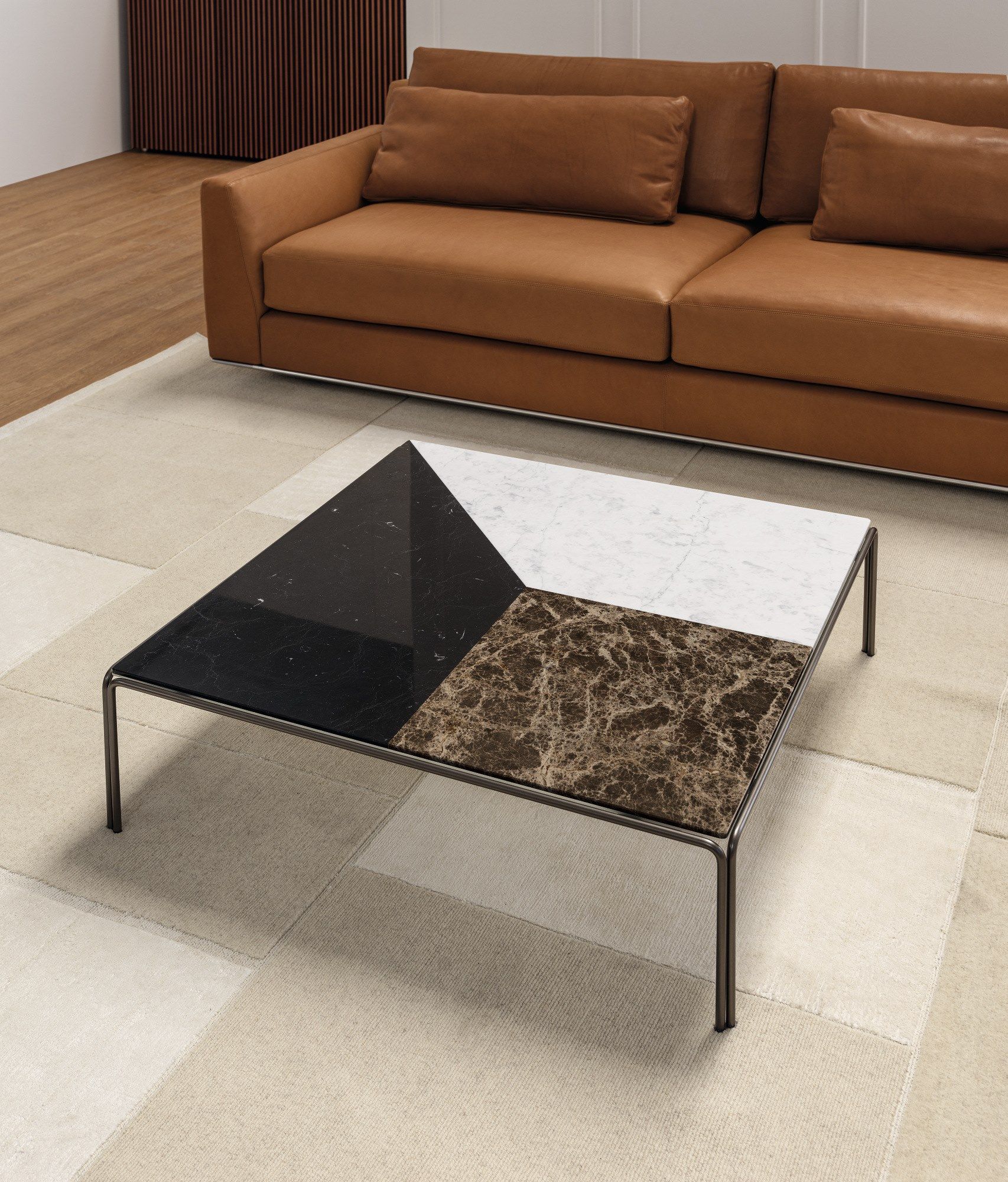 RAGTIME | Tavolino quadrato basso Low square marble coffee table By ...
