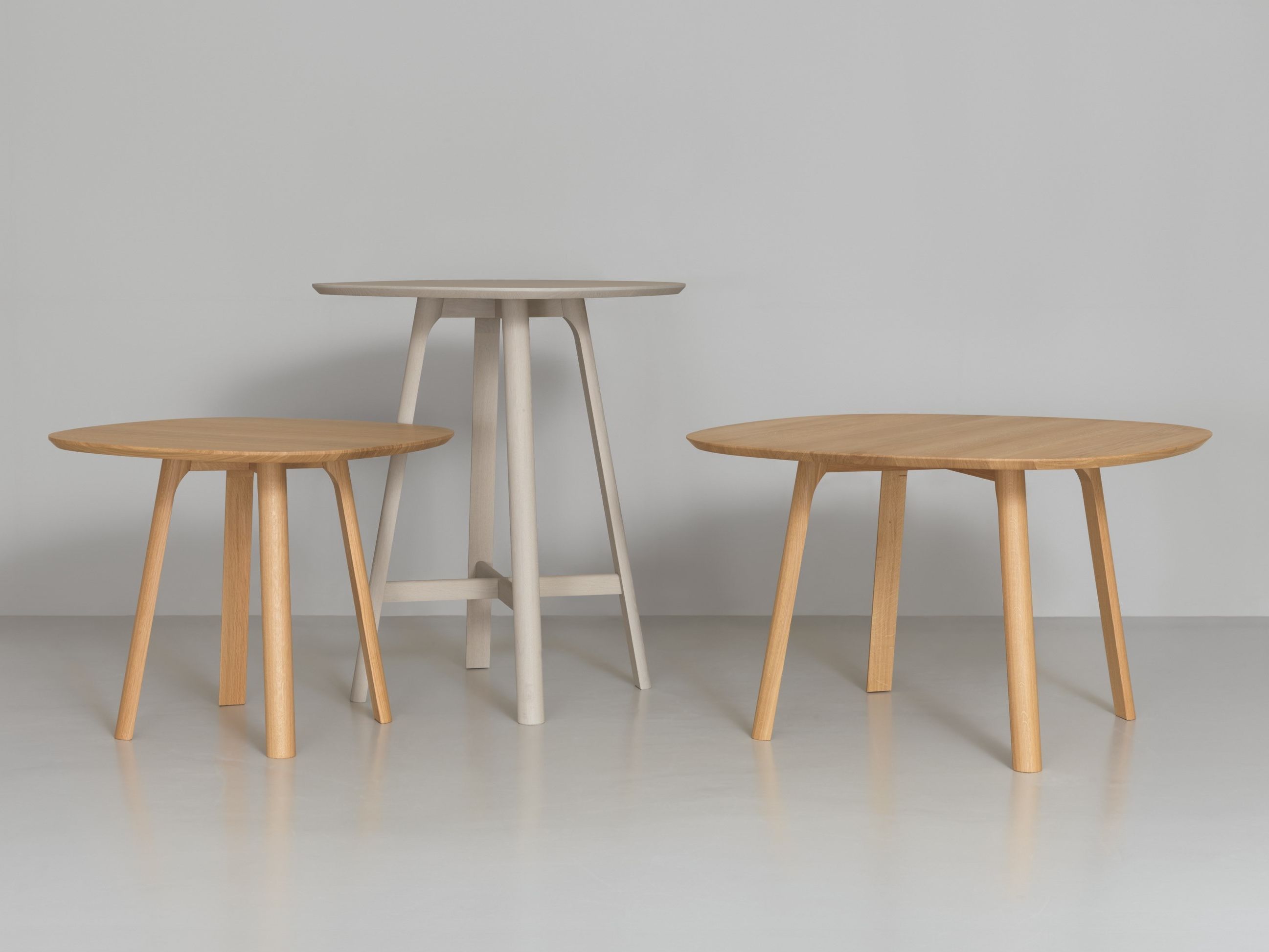 Solid wood table RAIL CAFÉ By ZEITRAUM