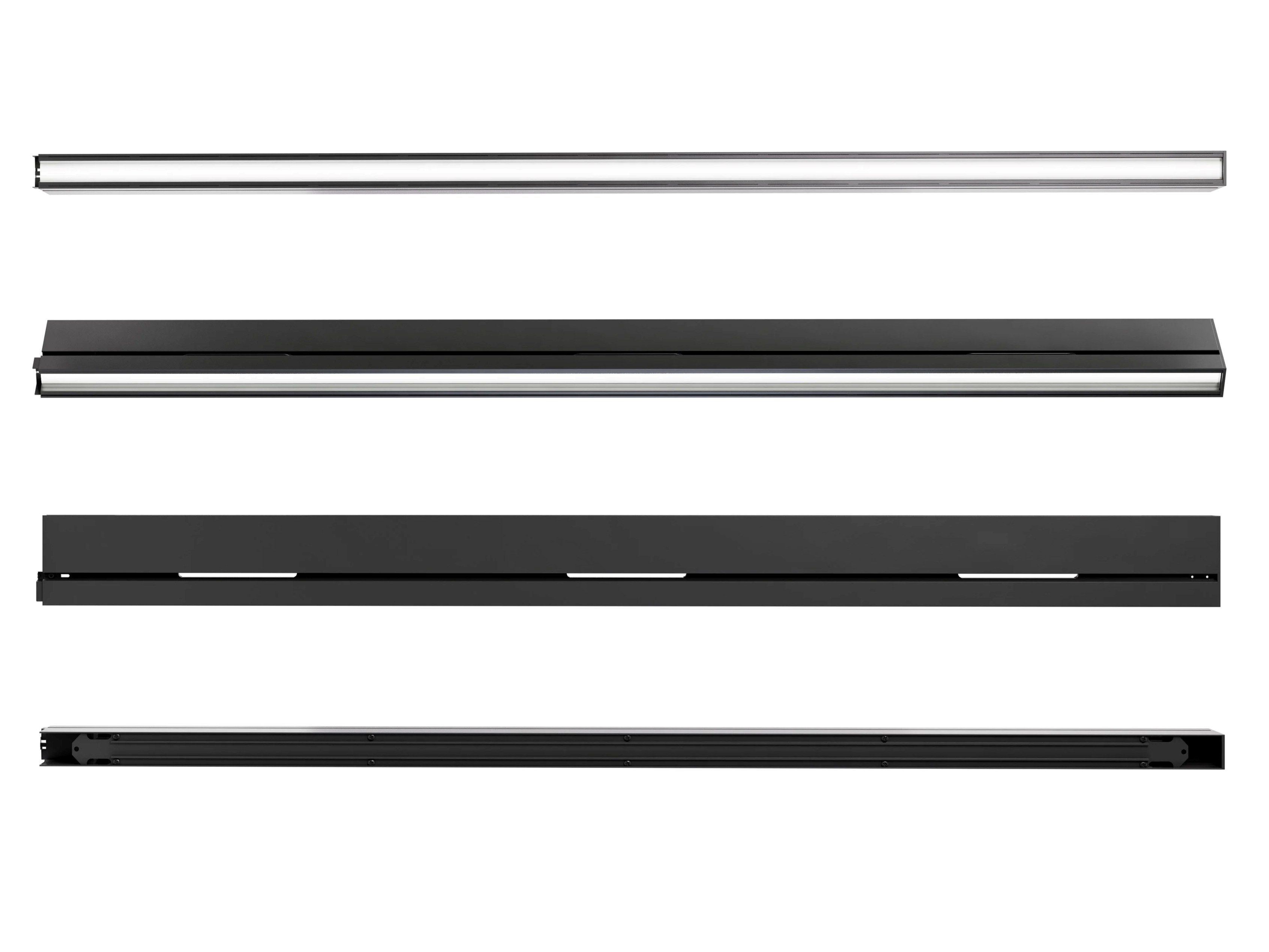 RAIL RECESSED Recessed linear frame of LED lights with full-range ...