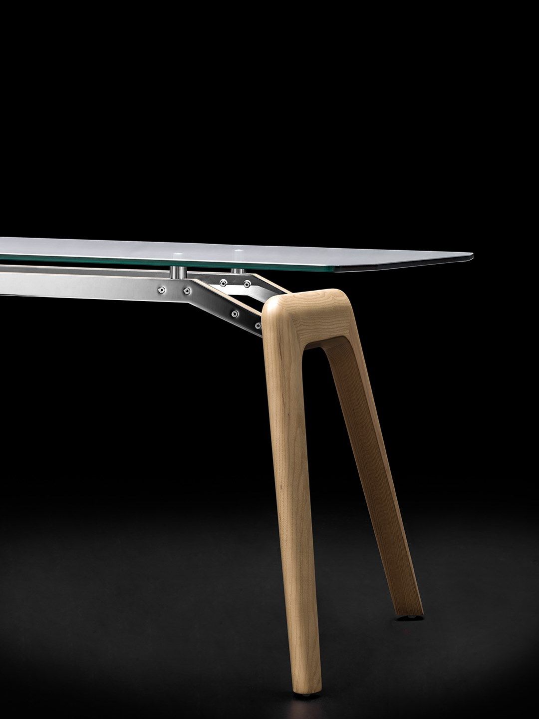 RAIL Glass executive desk with shelves By Bralco | design Gianantonio ...