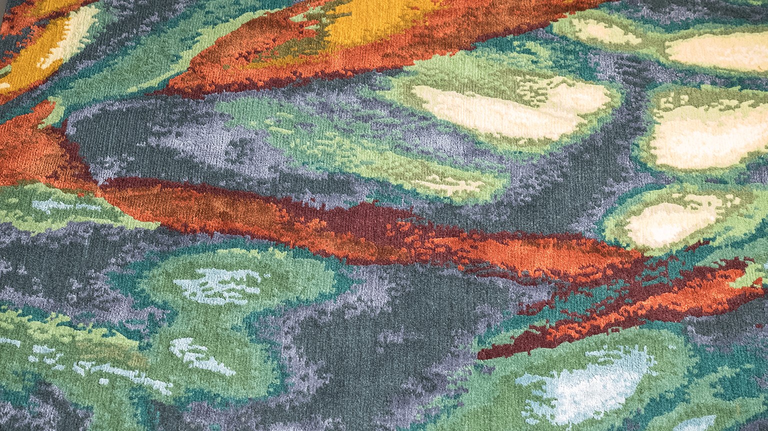 Tappeto fatto a mano RAINFOREST CIRCLE Collezione Fabulous By Tapis Rouge