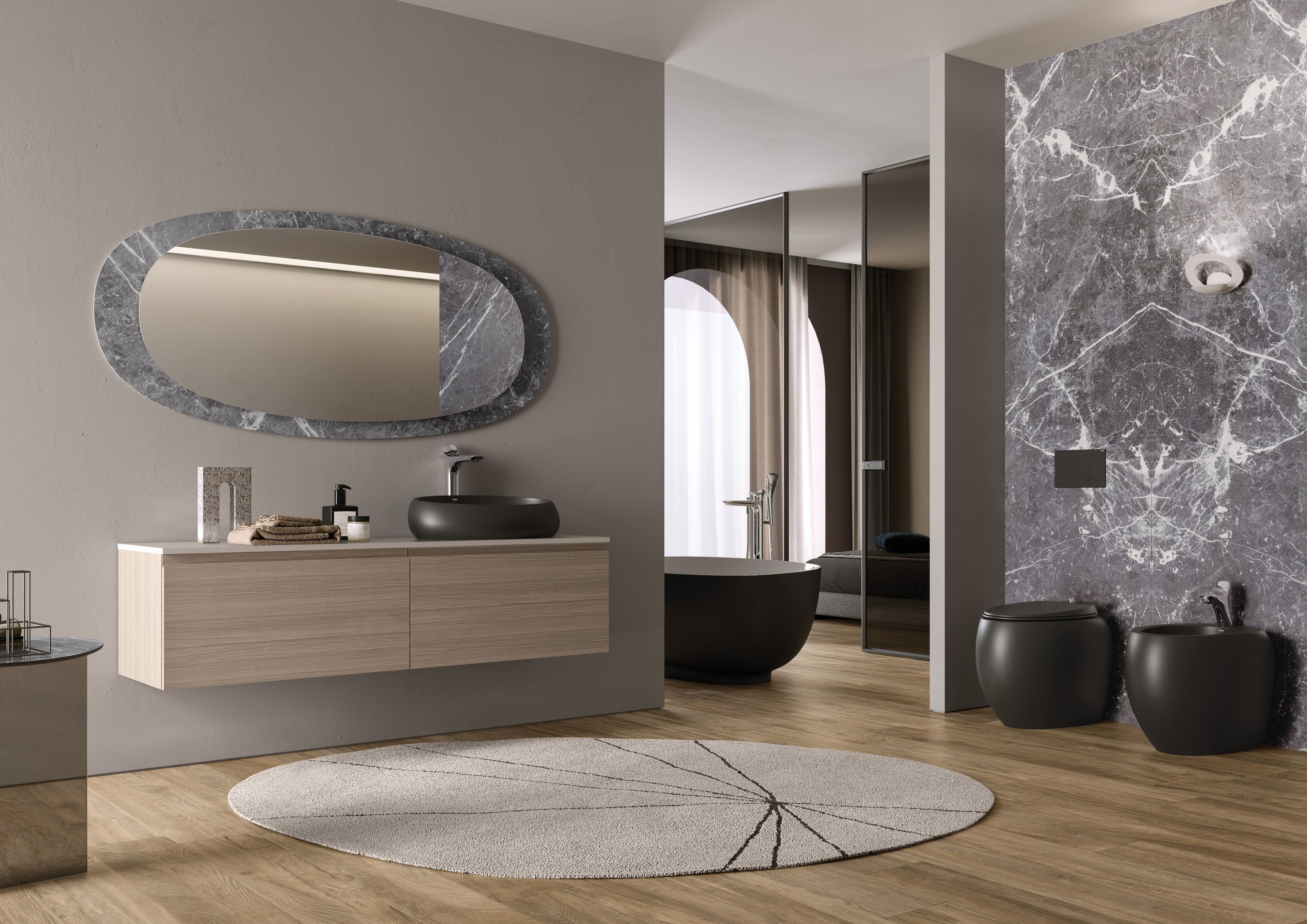 RAK-CLOUD MATT BLACK | Toilet By RAK Ceramics design Giuseppe Maurizio ...