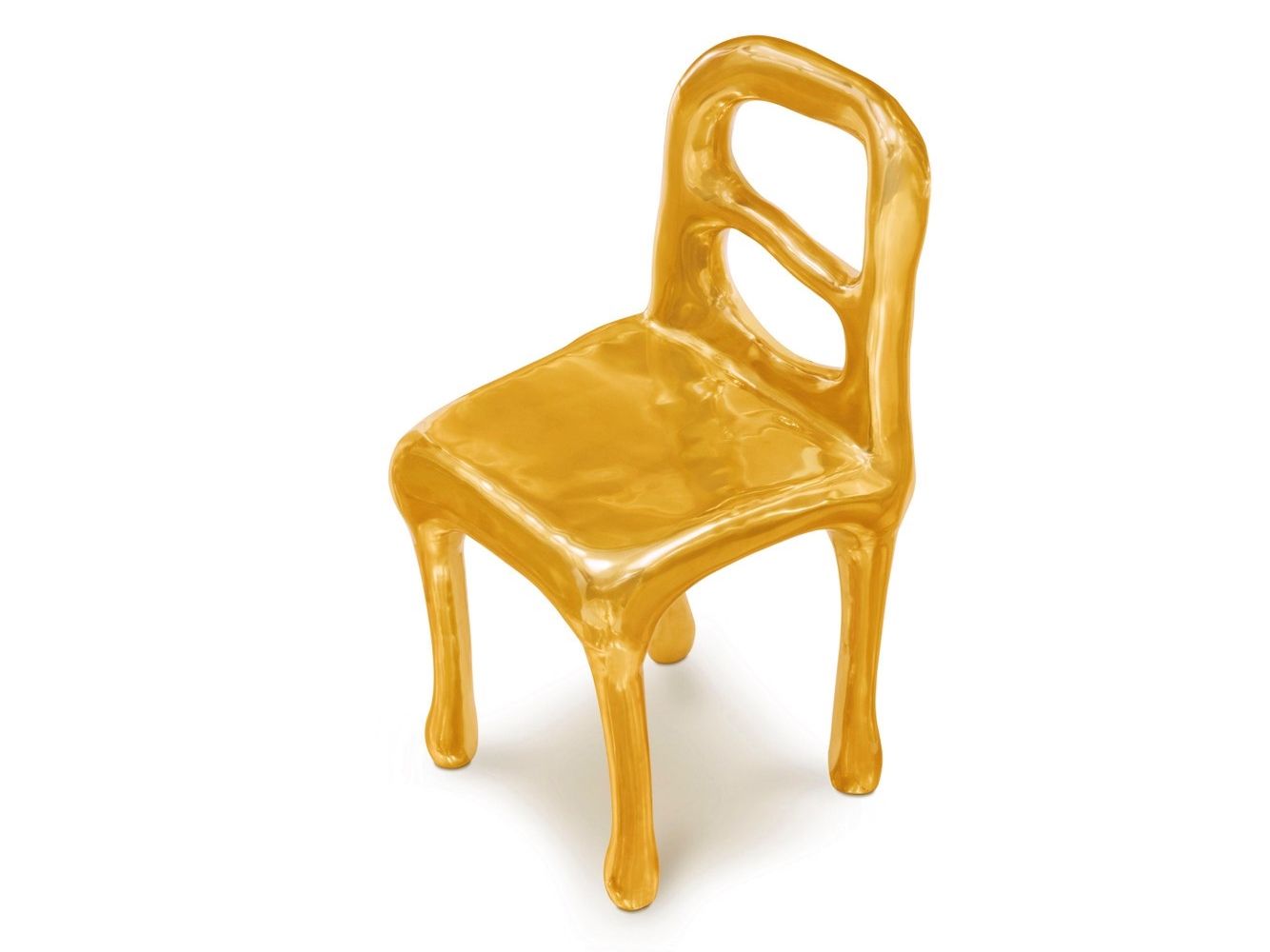 Brass chair RAPTURE Fools' Gold Collection By Scarlet Splendour