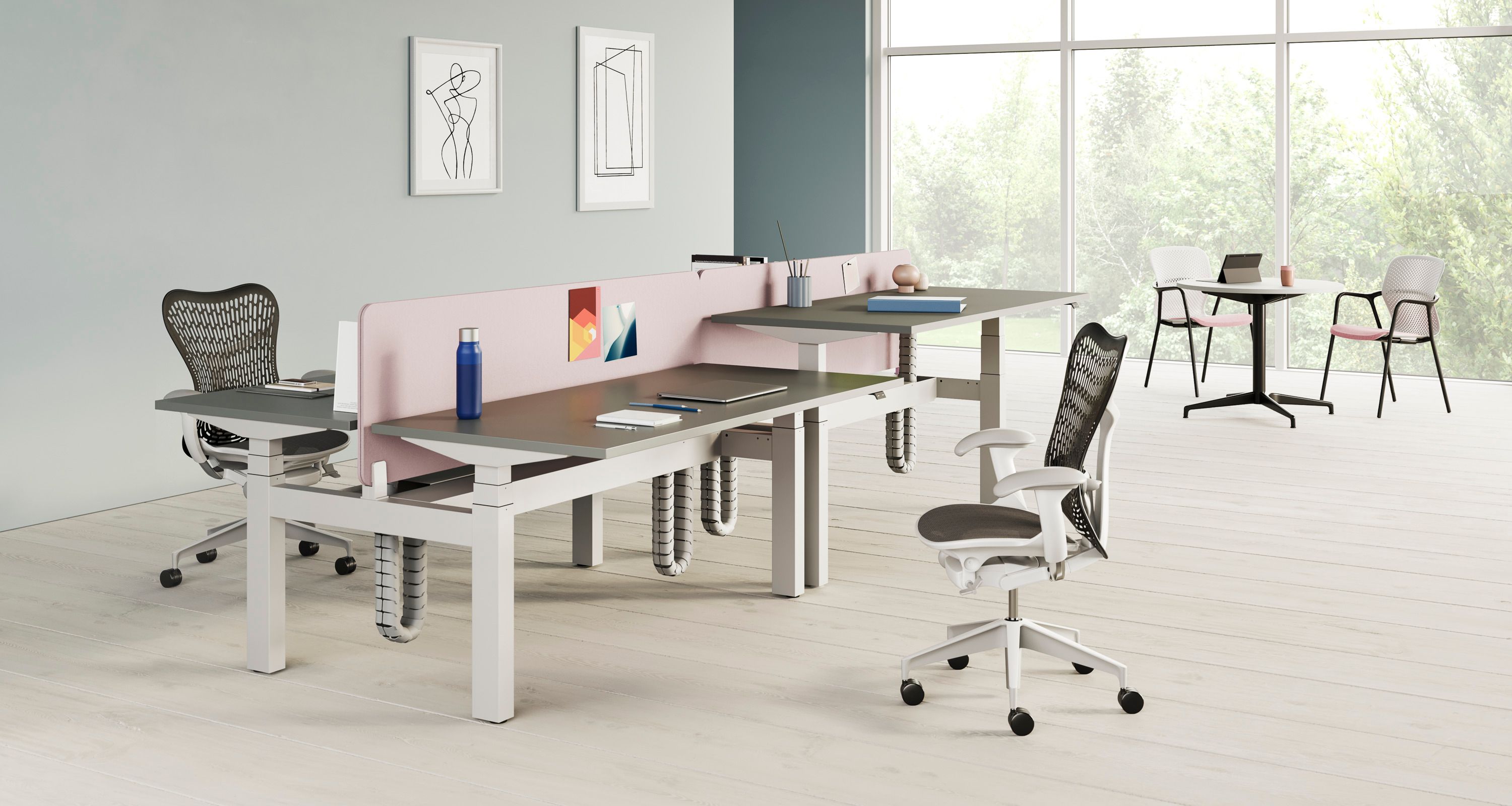 RATIO Sectional workstation desk By Herman Miller