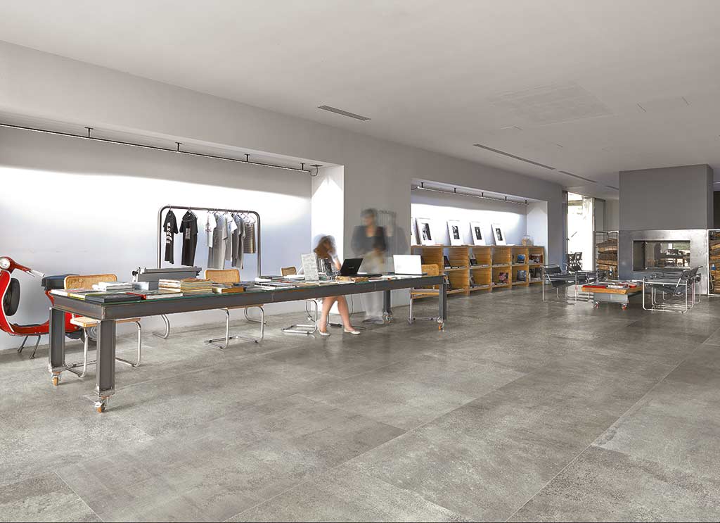 Porcelain stoneware wall/floor tiles with concrete effect RAWTECH By Floor Gres