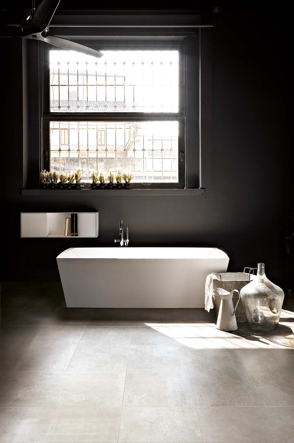 Porcelain stoneware wall/floor tiles with concrete effect RAWTECH By ...