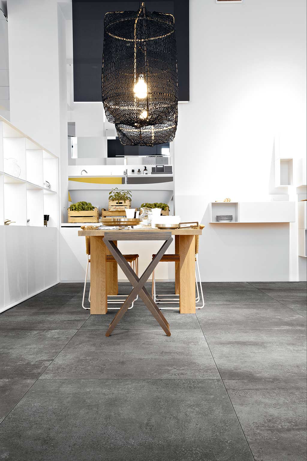 Porcelain stoneware wall/floor tiles with concrete effect RAWTECH By Floor Gres