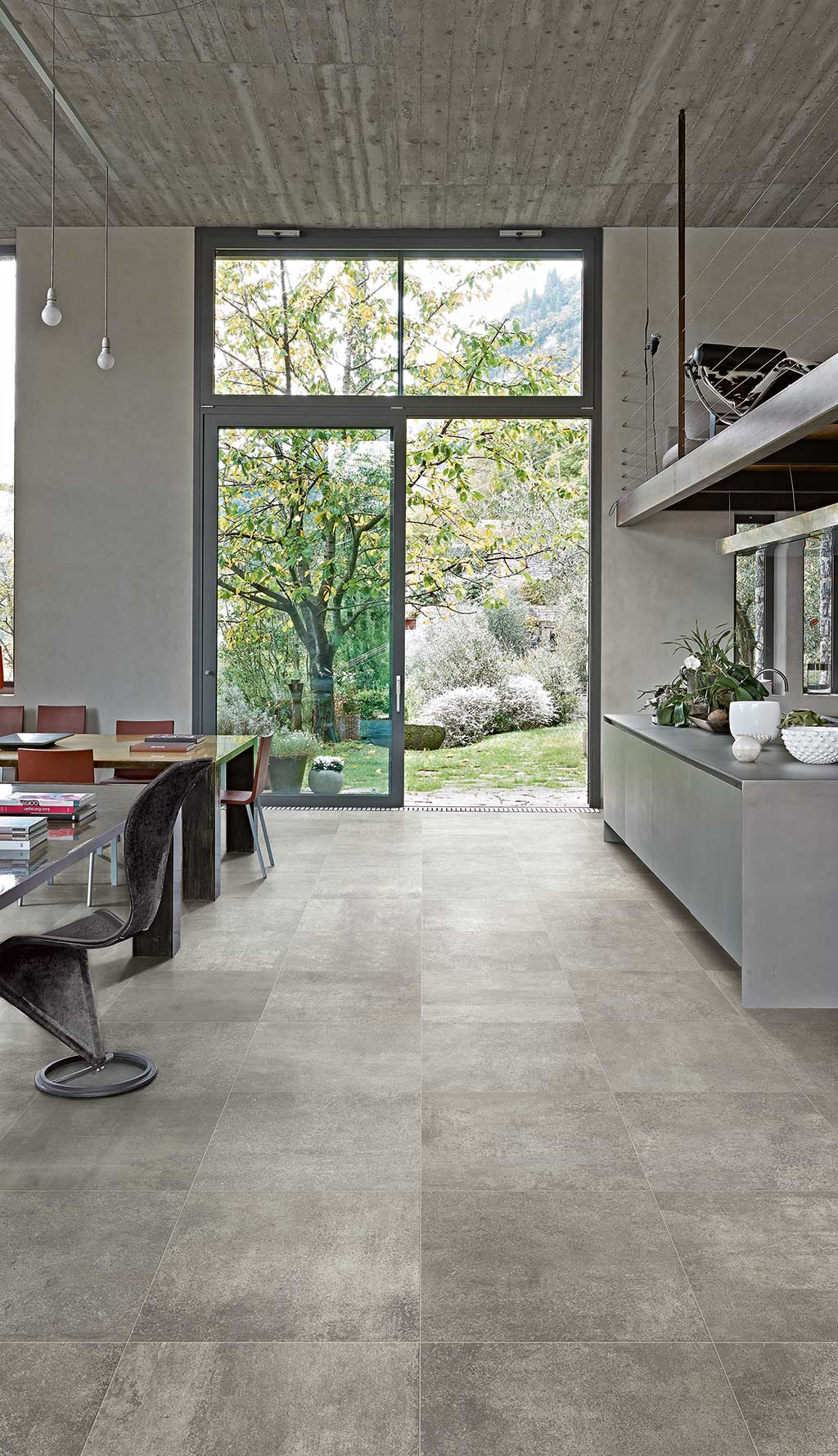 Porcelain stoneware wall/floor tiles with concrete effect RAWTECH By Floor Gres