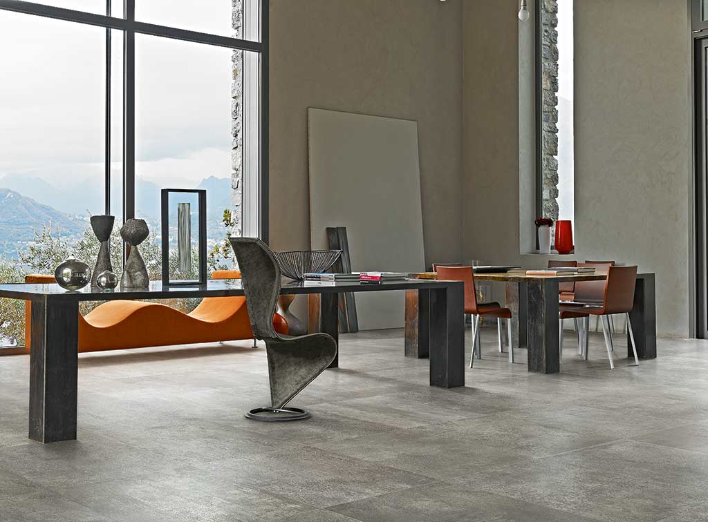 Porcelain stoneware wall/floor tiles with concrete effect RAWTECH By Floor Gres