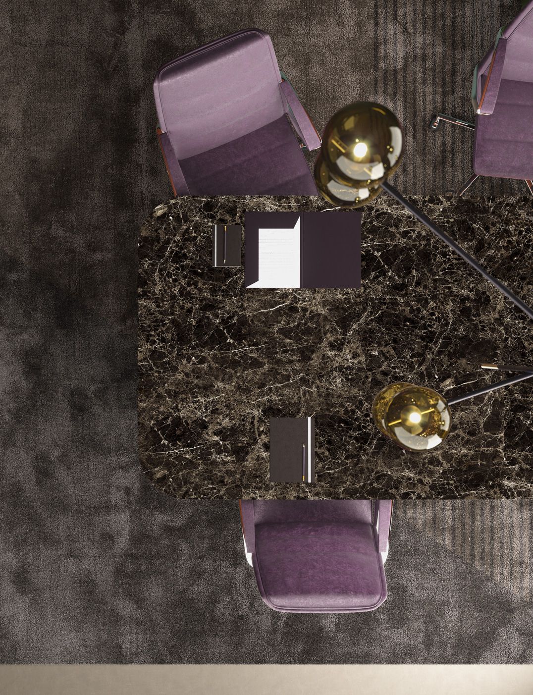 RAY | Rectangular rug Rectangular polyamide rug By PROF