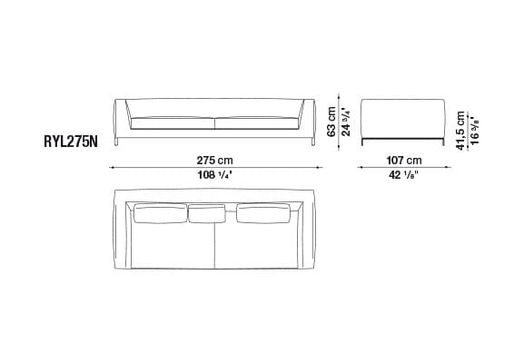 RAY | Sofa By B&B Italia design Antonio Citterio