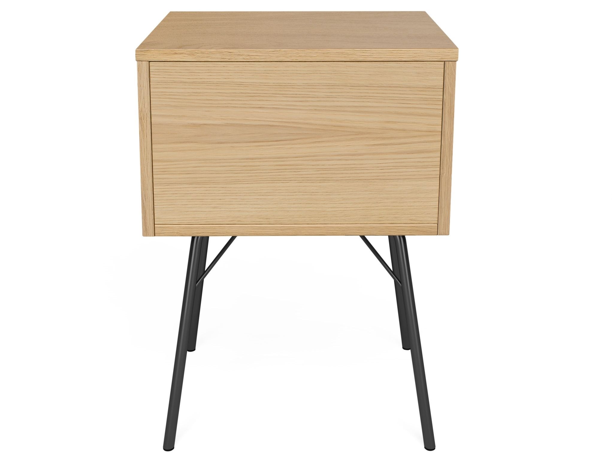 RAYBURN Rectangular wood veneer bedside table By Woodman