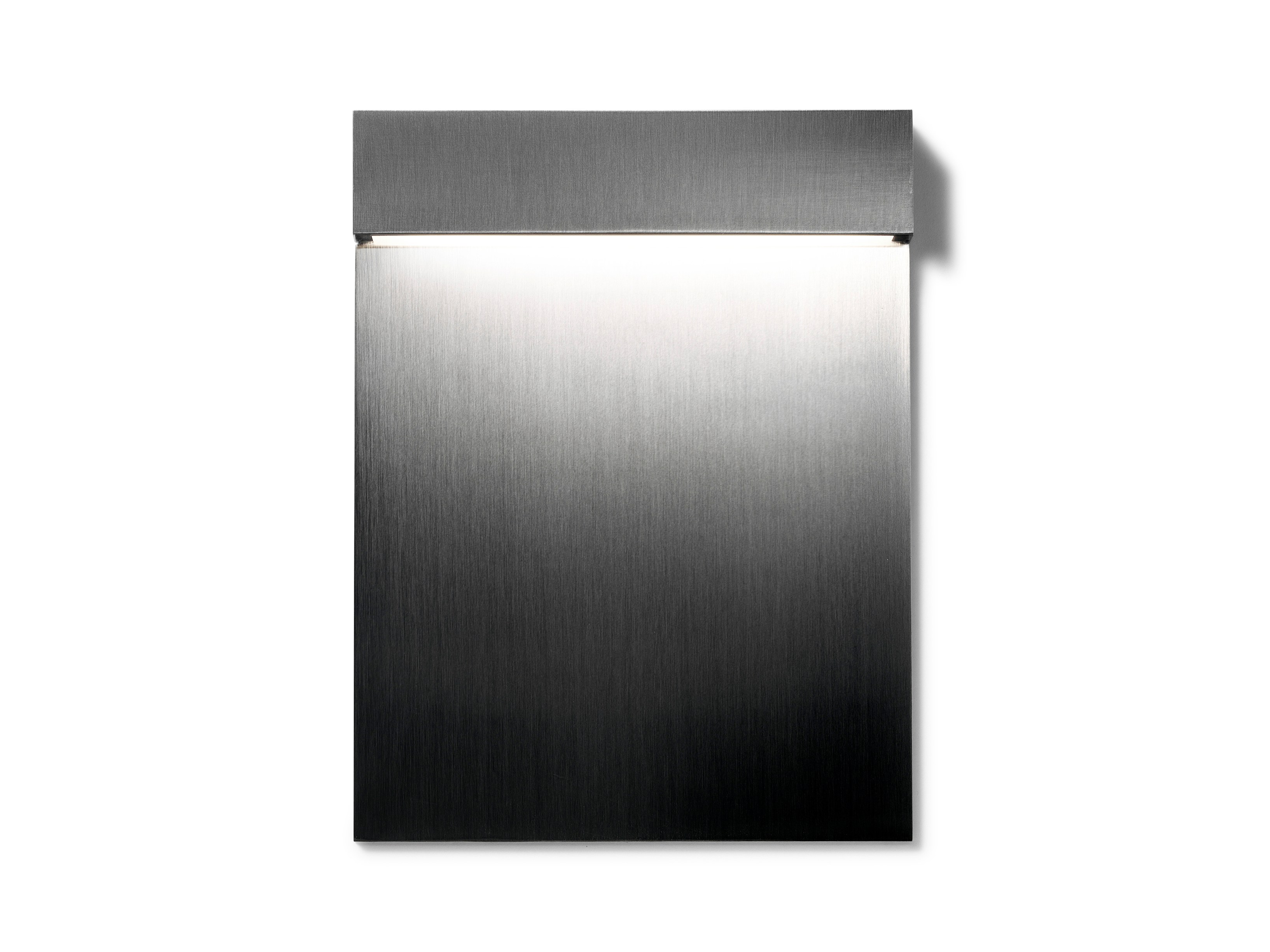 Lampada da parete a LED in acciaio inox REAL MATTER Collezione Outdoor ...
