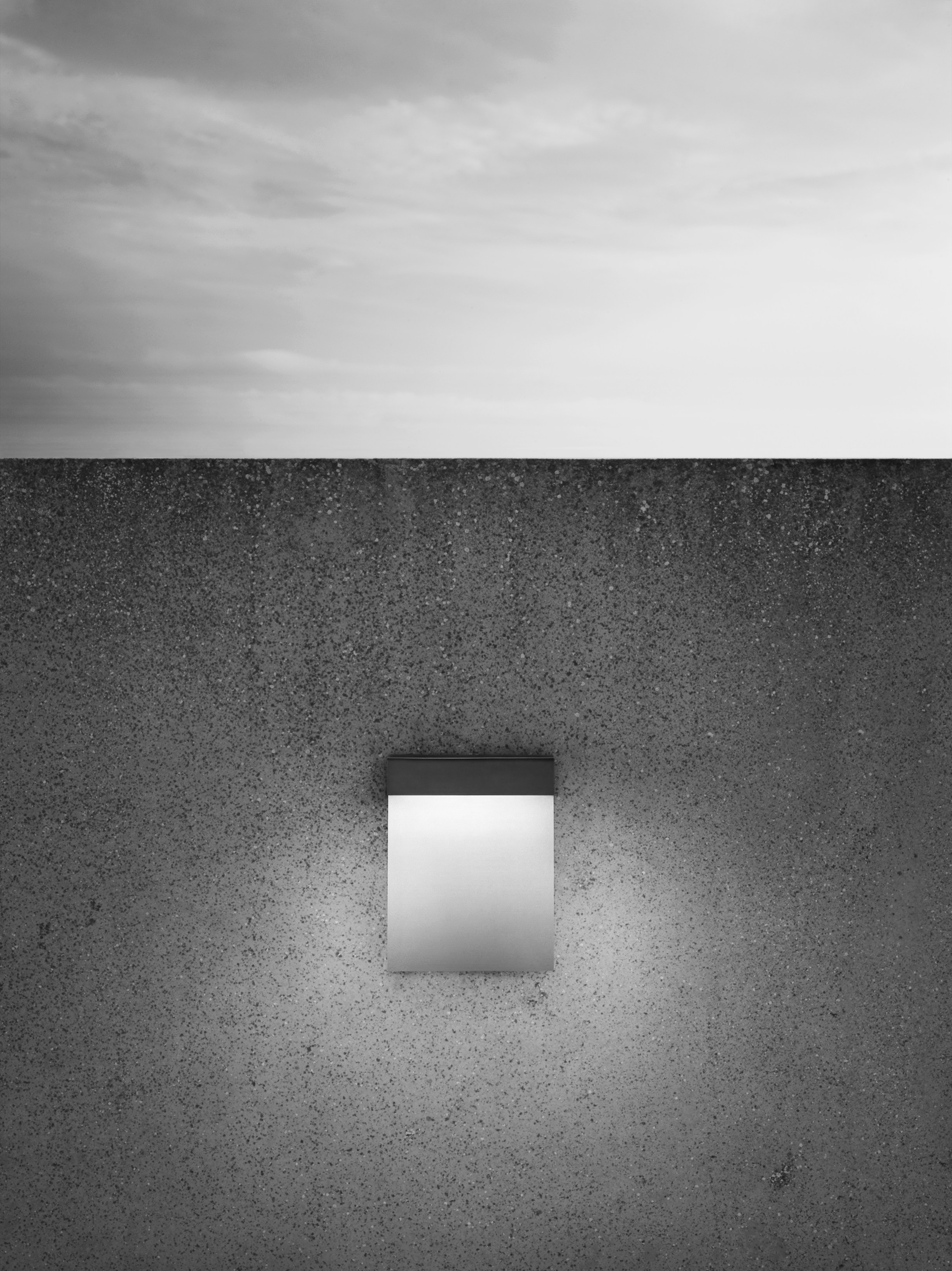 Lampada da parete a LED in acciaio inox REAL MATTER Collezione Outdoor ...