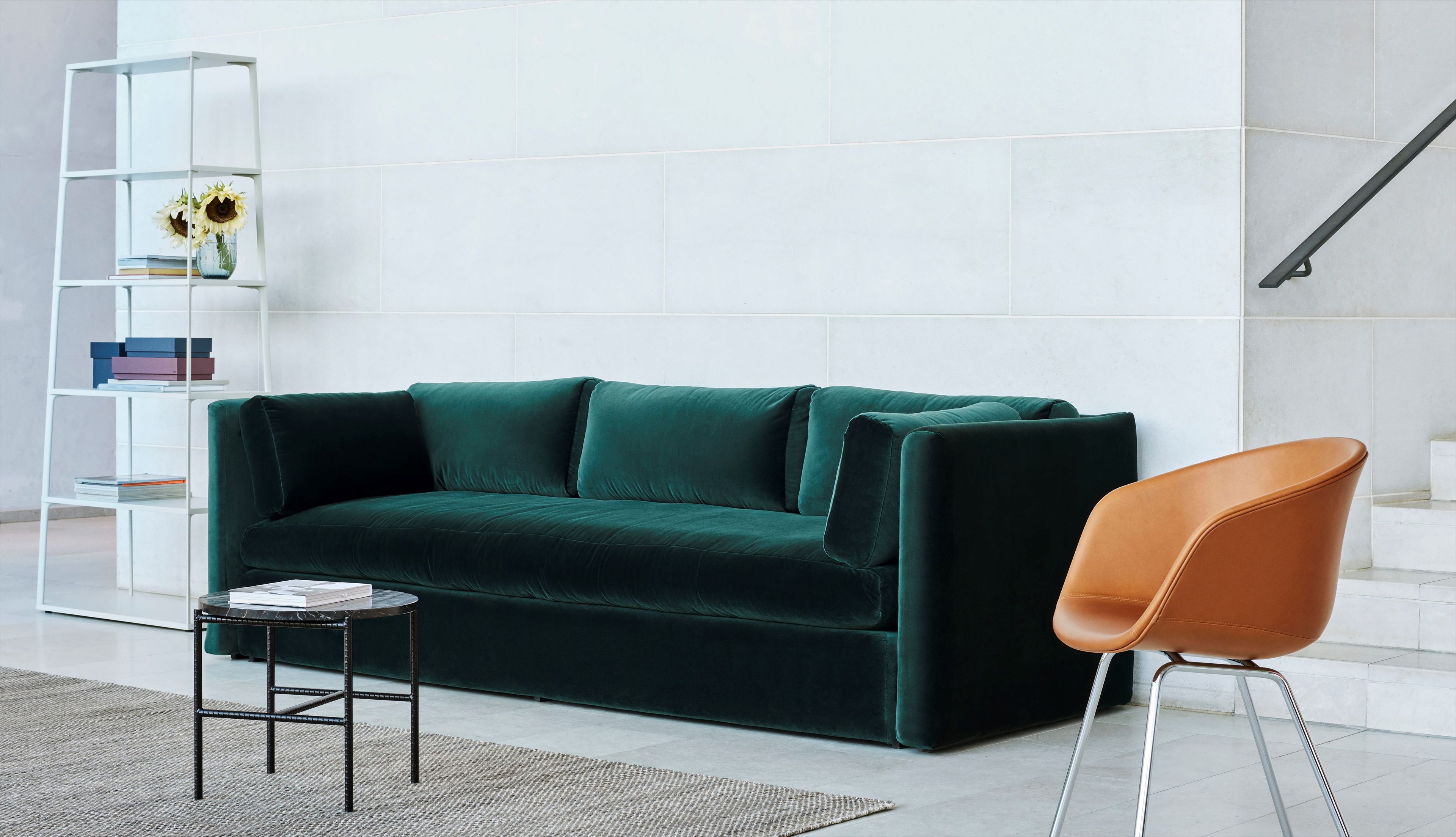 REBAR Rectangular marble coffee table By Hay | design Sylvain Willenz